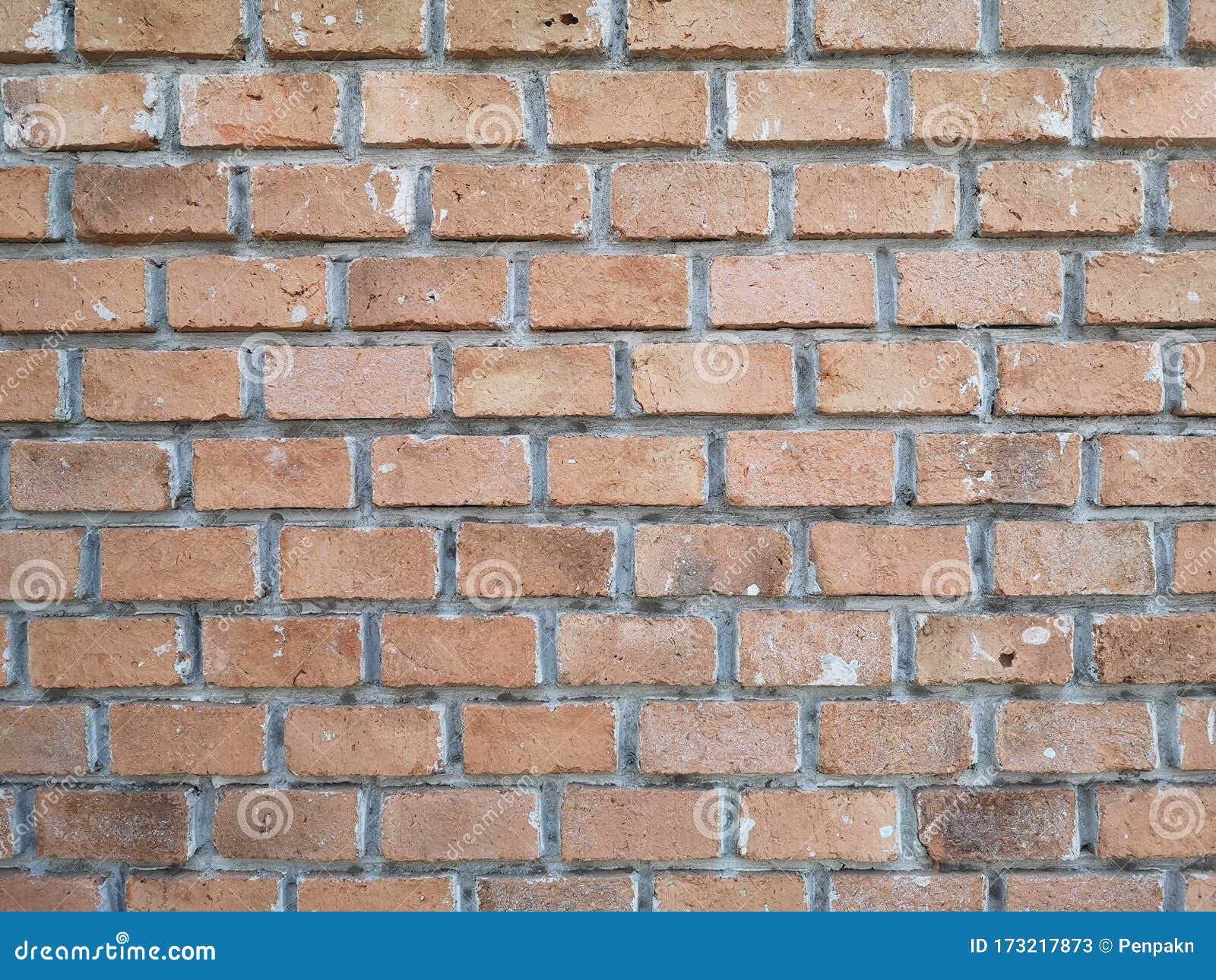Red Brick Block Wall Show Pattern Stack Block Rough Surface Texture ...