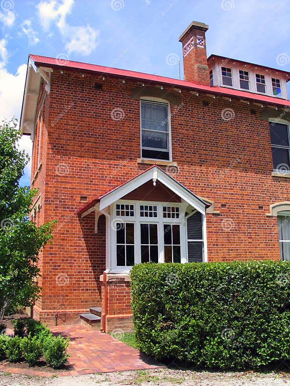Red Brick Building stock image. Image of historic, chimney - 1135581