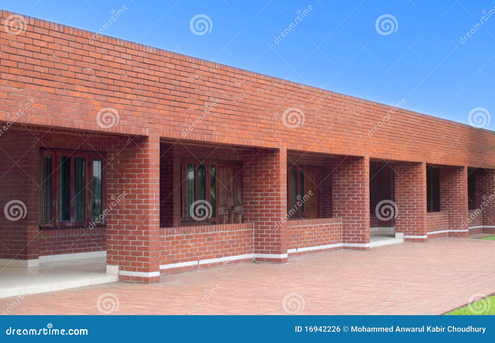 Red brick building stock photo. Image of architecture - 16942226
