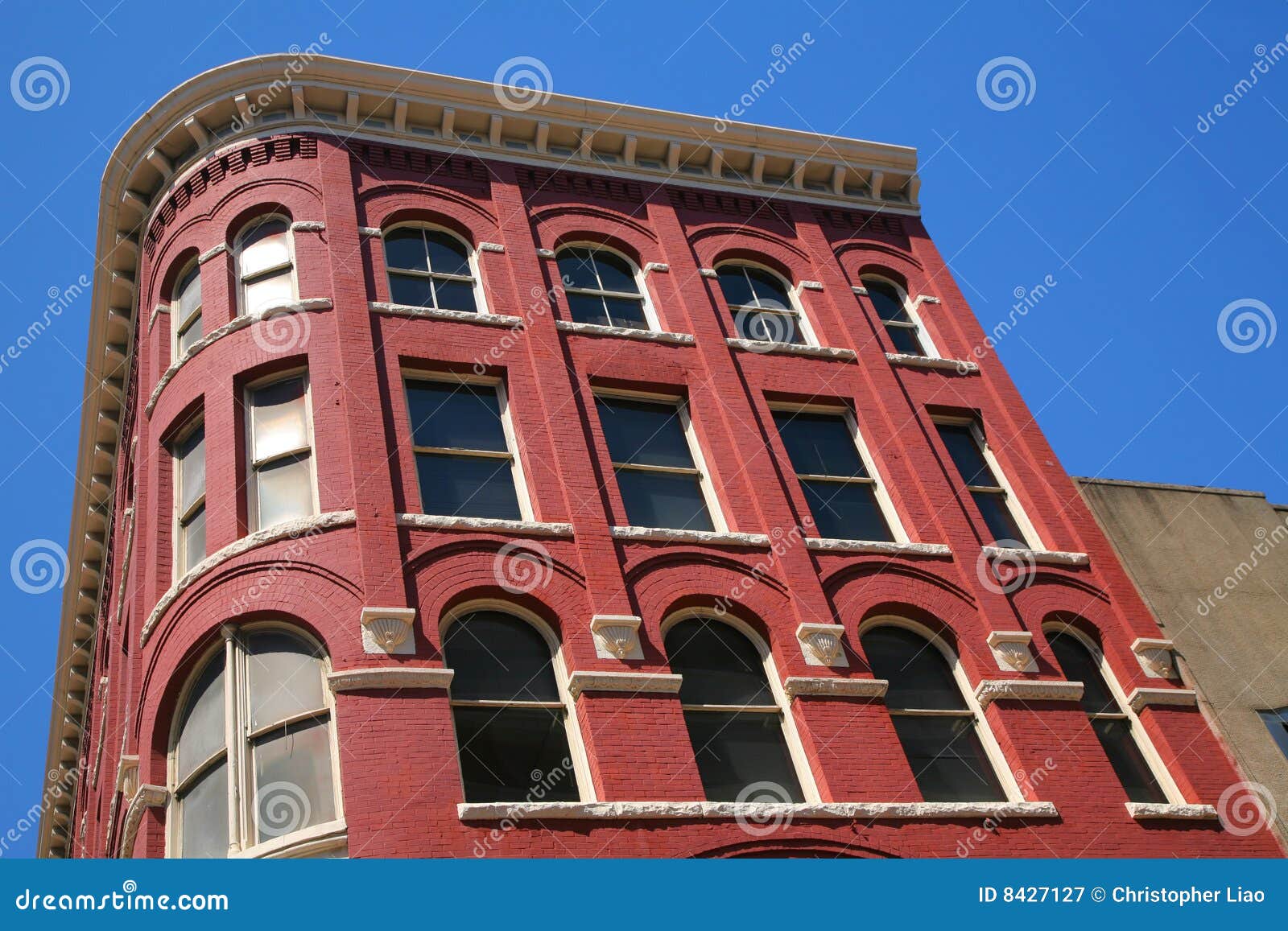 Red Brick Building stock image. Image of architecture - 8427127