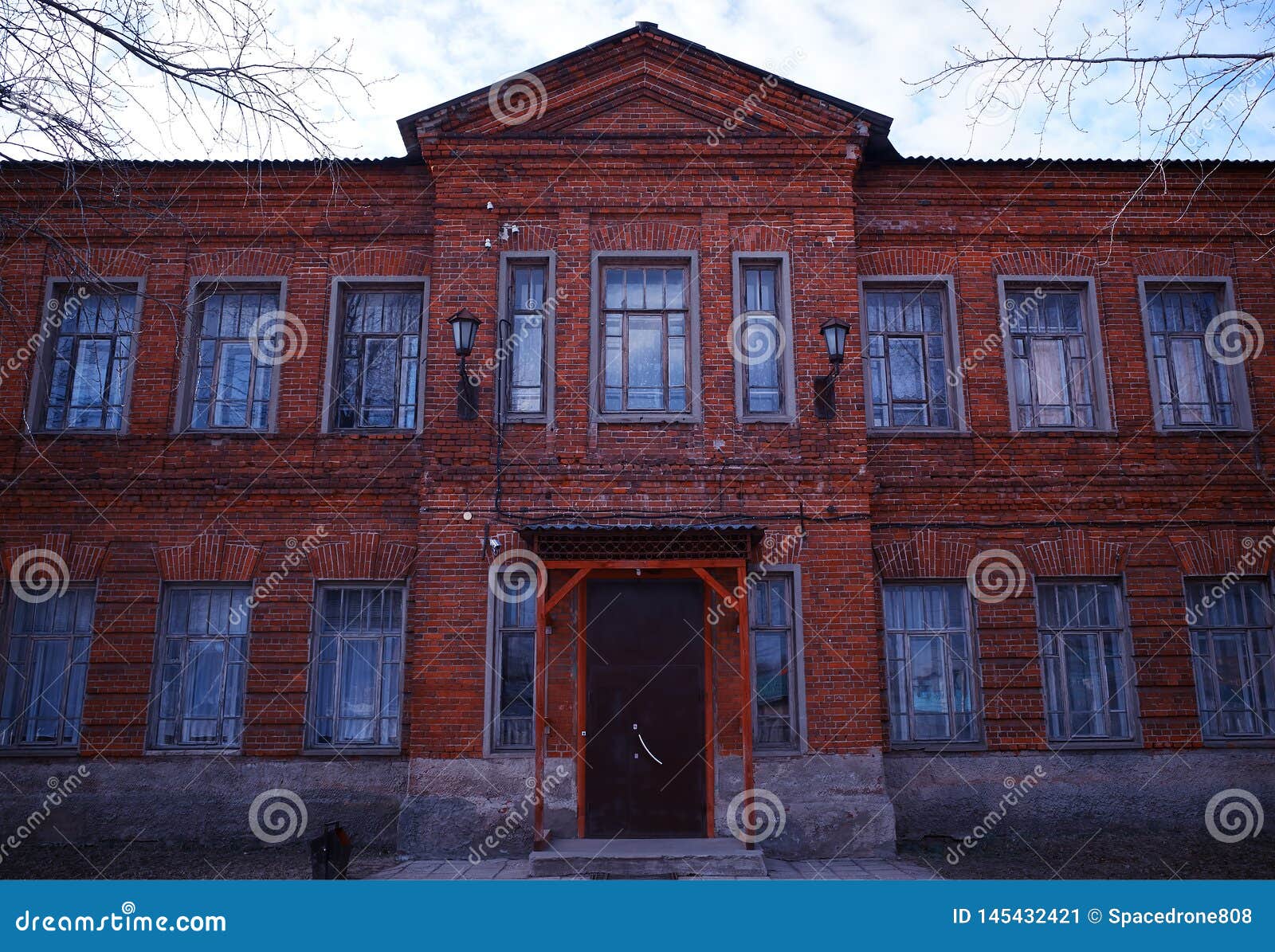 Red Brick Building Background Hd Stock Image - Image of industrial ...