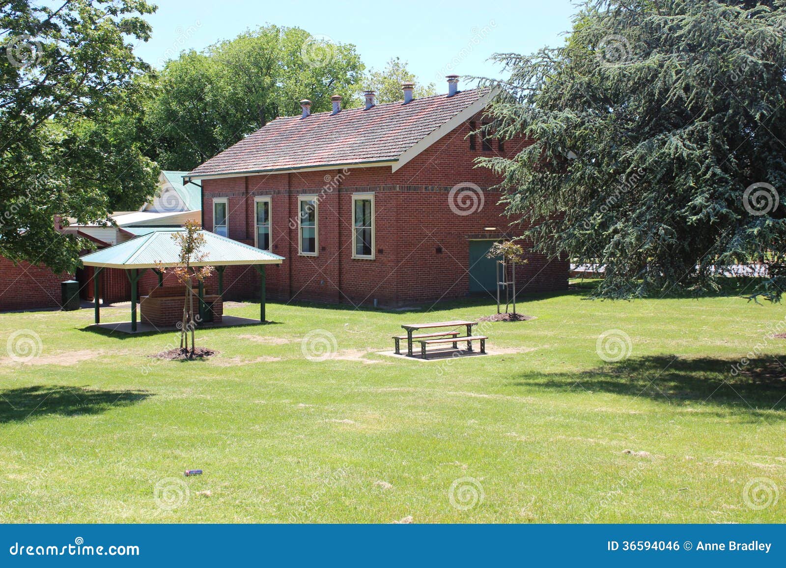 Red brick building stock photo. Image of australia, victoria - 36594046