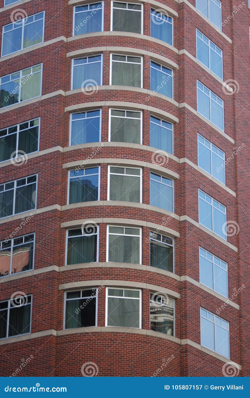 Red Brick Building, Portland, Oregon Stock Image - Image of downtown ...
