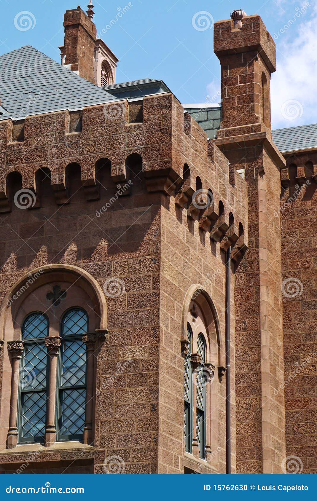 Red brick castle stock photo. Image of building, classic - 15762630