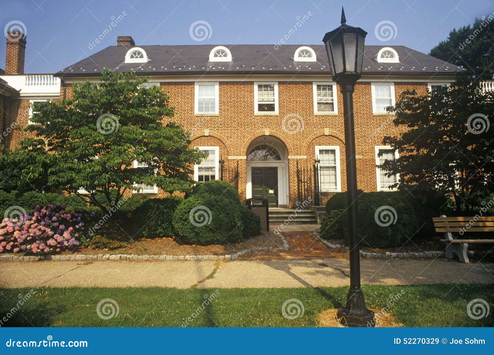 Red Brick Courthouse in Fairfax County, VA Stock Image - Image of post ...