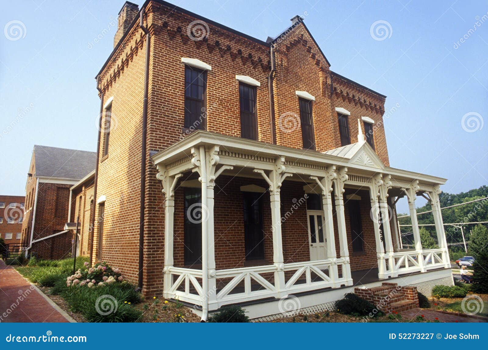 Red Brick Courthouse in Fairfax County, VA Stock Image - Image of ...