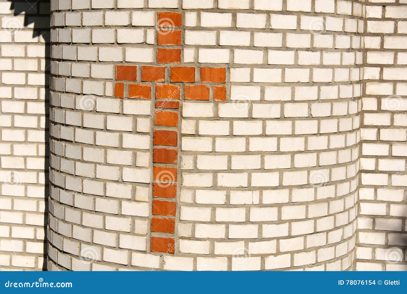 Red brick cross stock photo. Image of bricks, cross, pattern - 78076154
