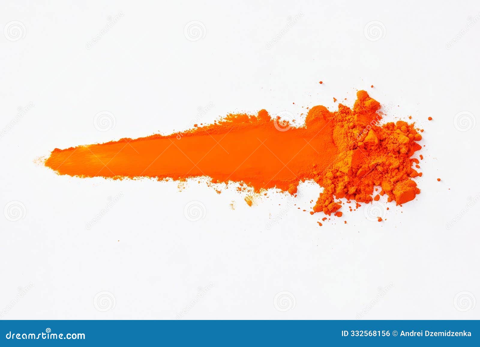 Red Brick Dust Shattered into Pieces is Scattered on a White Background ...