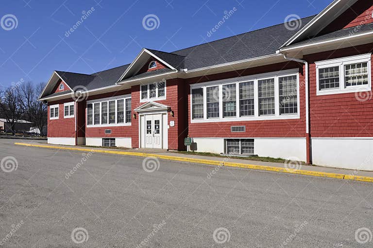 Red Brick Elementary School Stock Photo - Image of academy, facade: 8643684