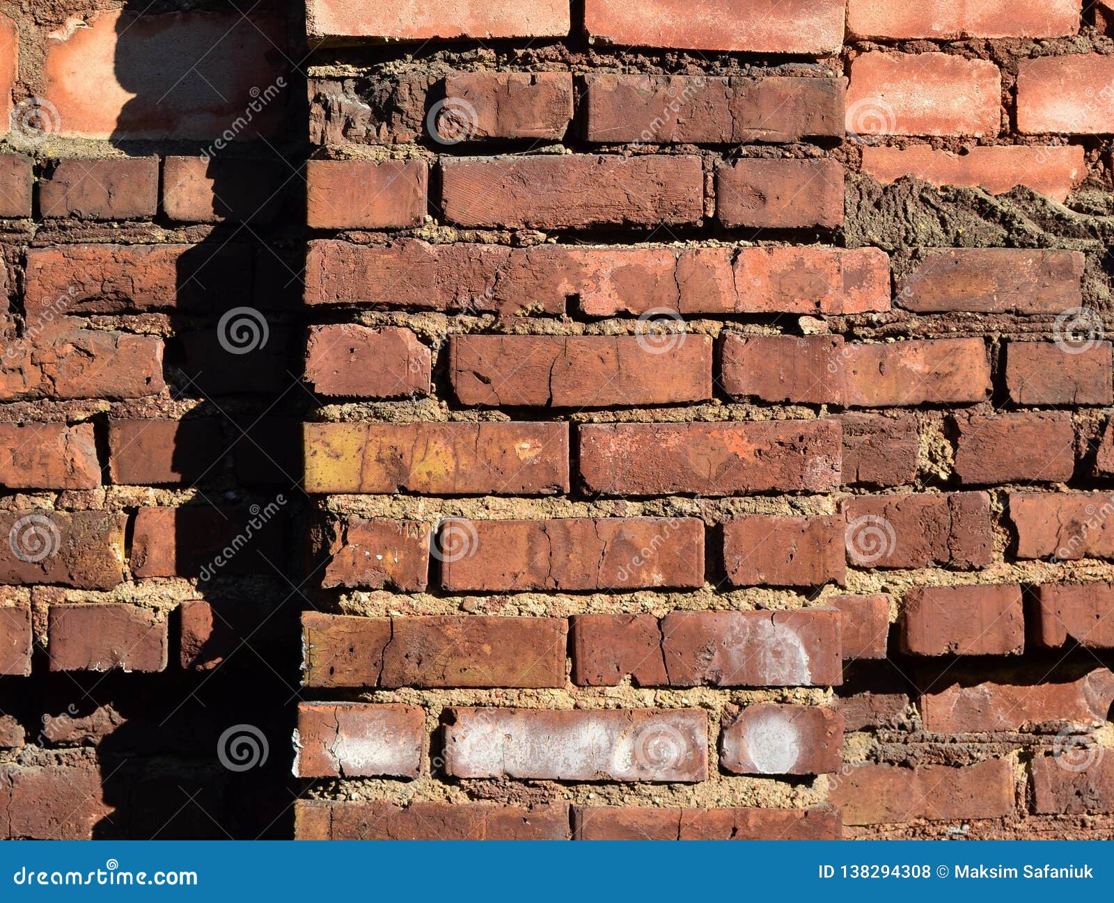 Red Brick Fence. Red Brick Wall Texture Stock Photo - Image of stone ...