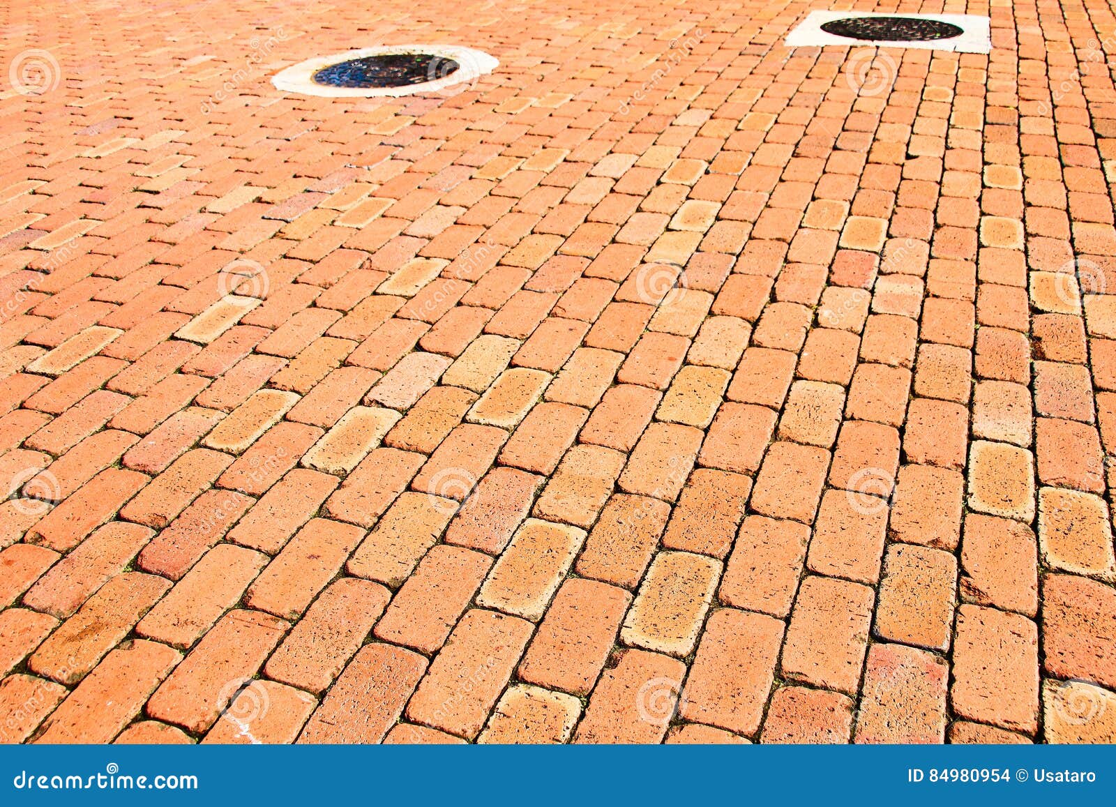 Red brick floor stock photo. Image of city, machine, flooring - 84980954