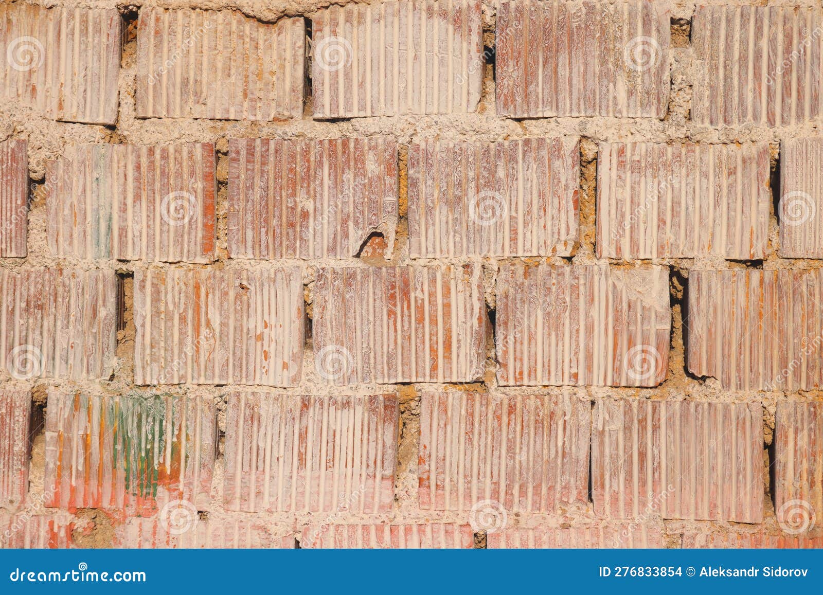 Red Brick Laying, Wall of an Old Building, Brick Background. Stock ...