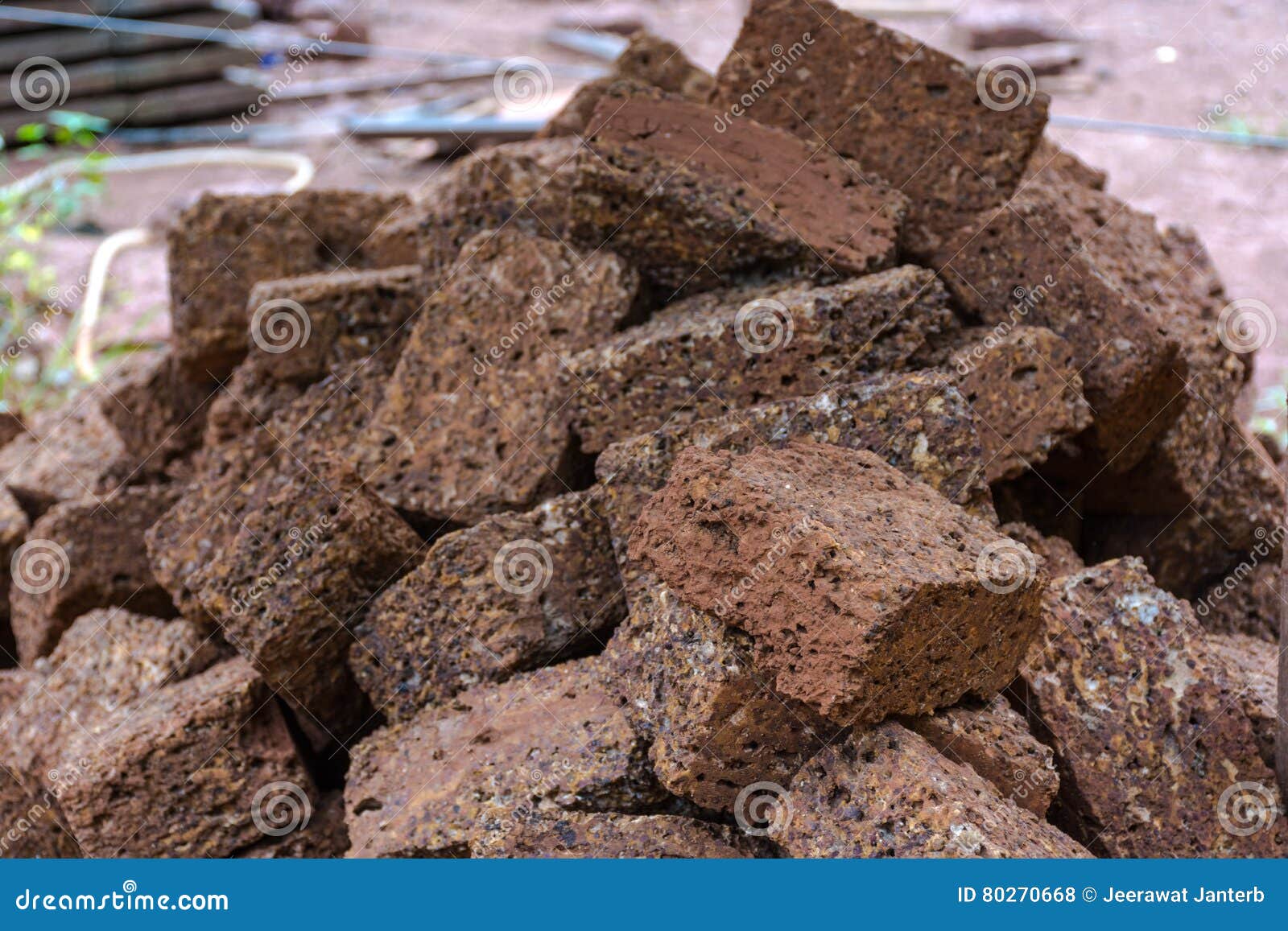 Red Brick Material for Building Brick Wall To the Industry Stock Photo ...