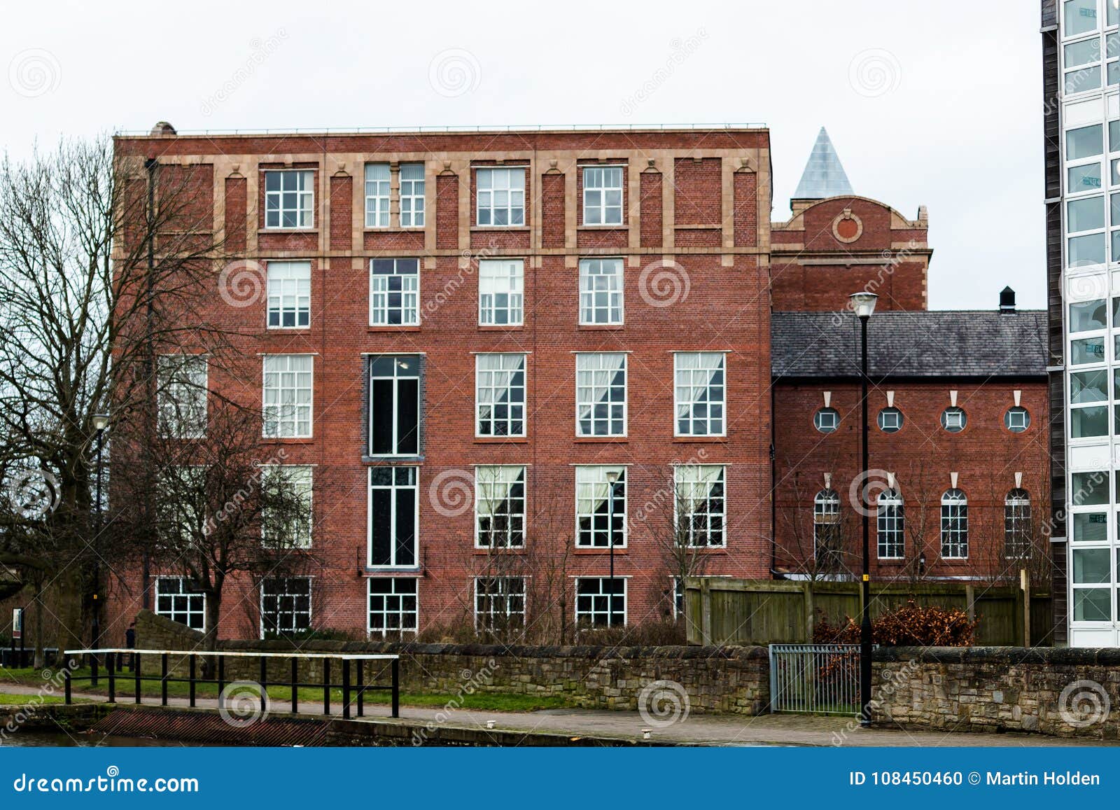 Red Brick Mill stock photo. Image of brick, mill, industrial - 108450460