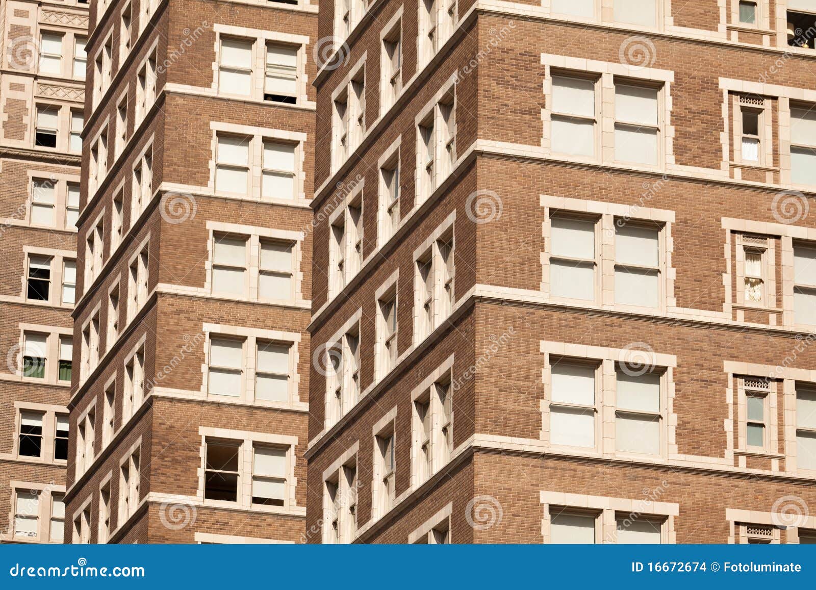 Red Brick Office Building stock photo. Image of square - 16672674