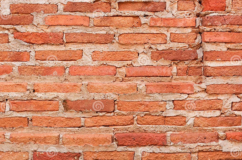 Red brick pattern stock image. Image of parapet, cement - 34666505