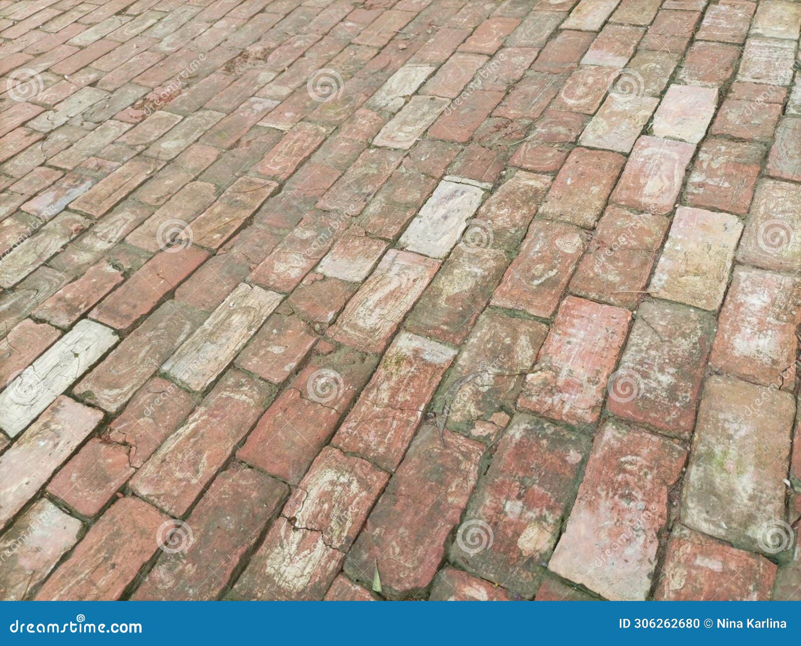 Red Brick Pavement Texture for Background Stock Photo - Image of design ...