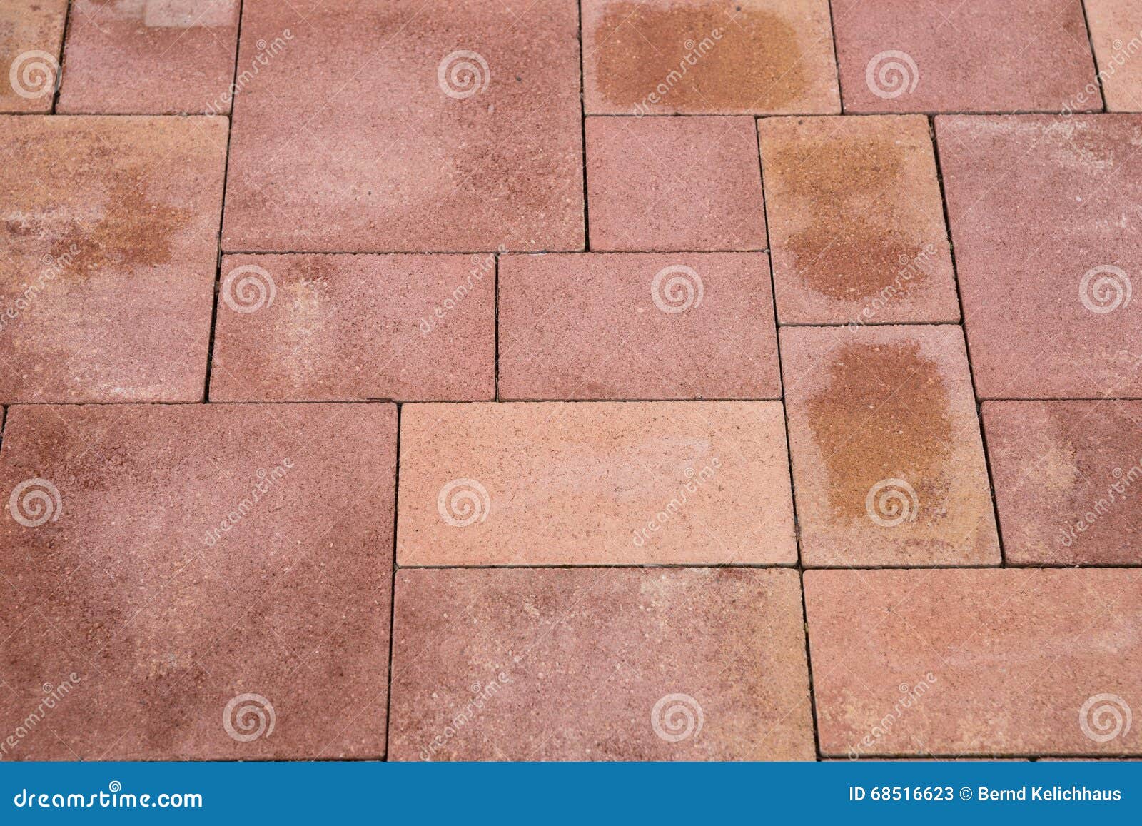Red brick paving stones stock image. Image of interlocking - 68516623