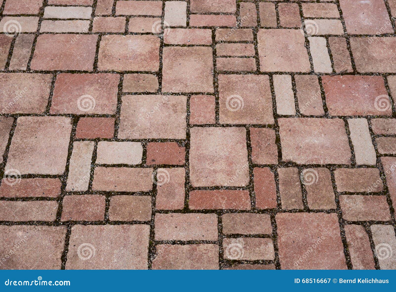 Red brick paving stones stock image. Image of decorate - 68516667