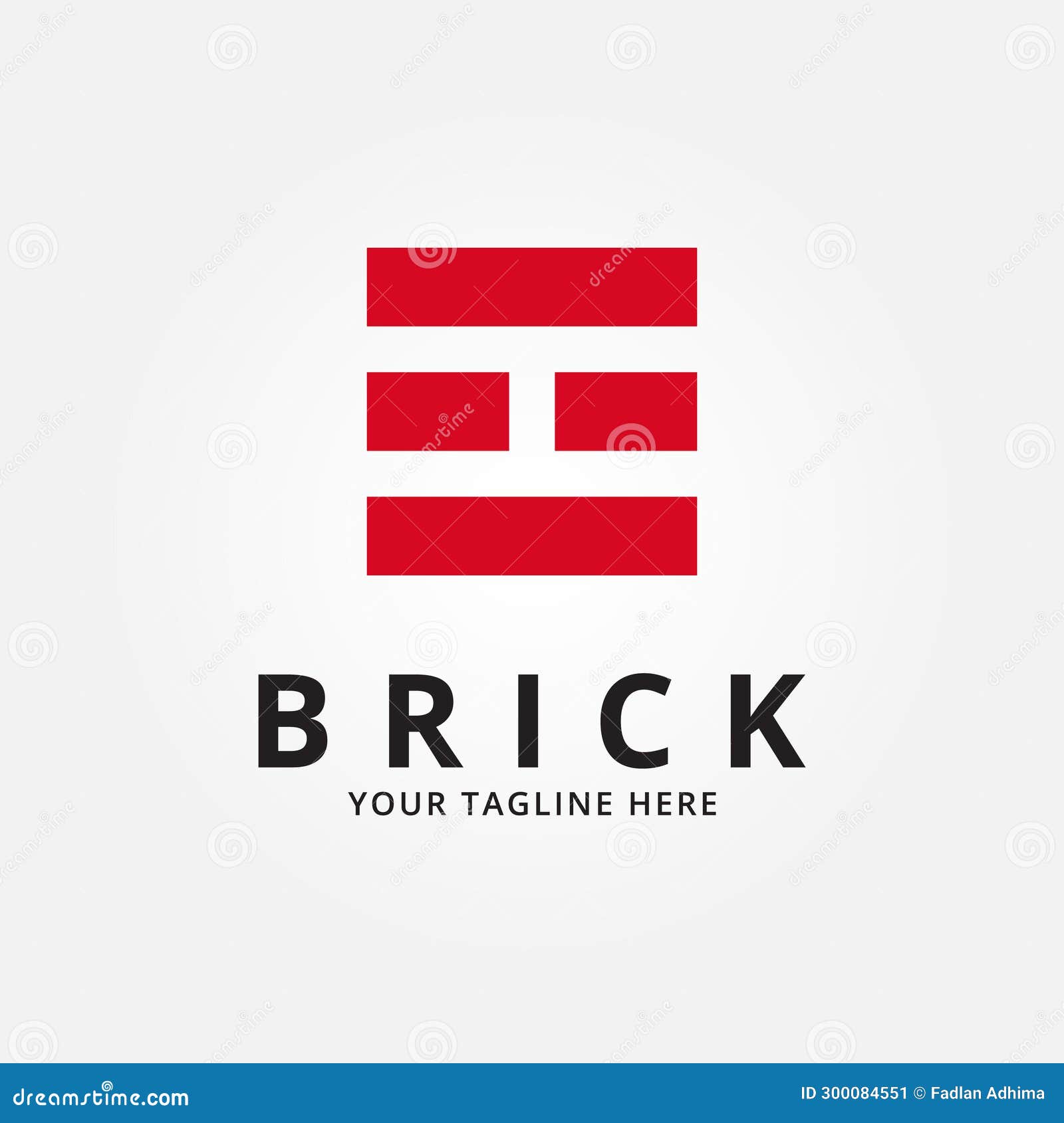 Red Brick, Pile and Stack Balance Bricks Logo Vector Illustration ...