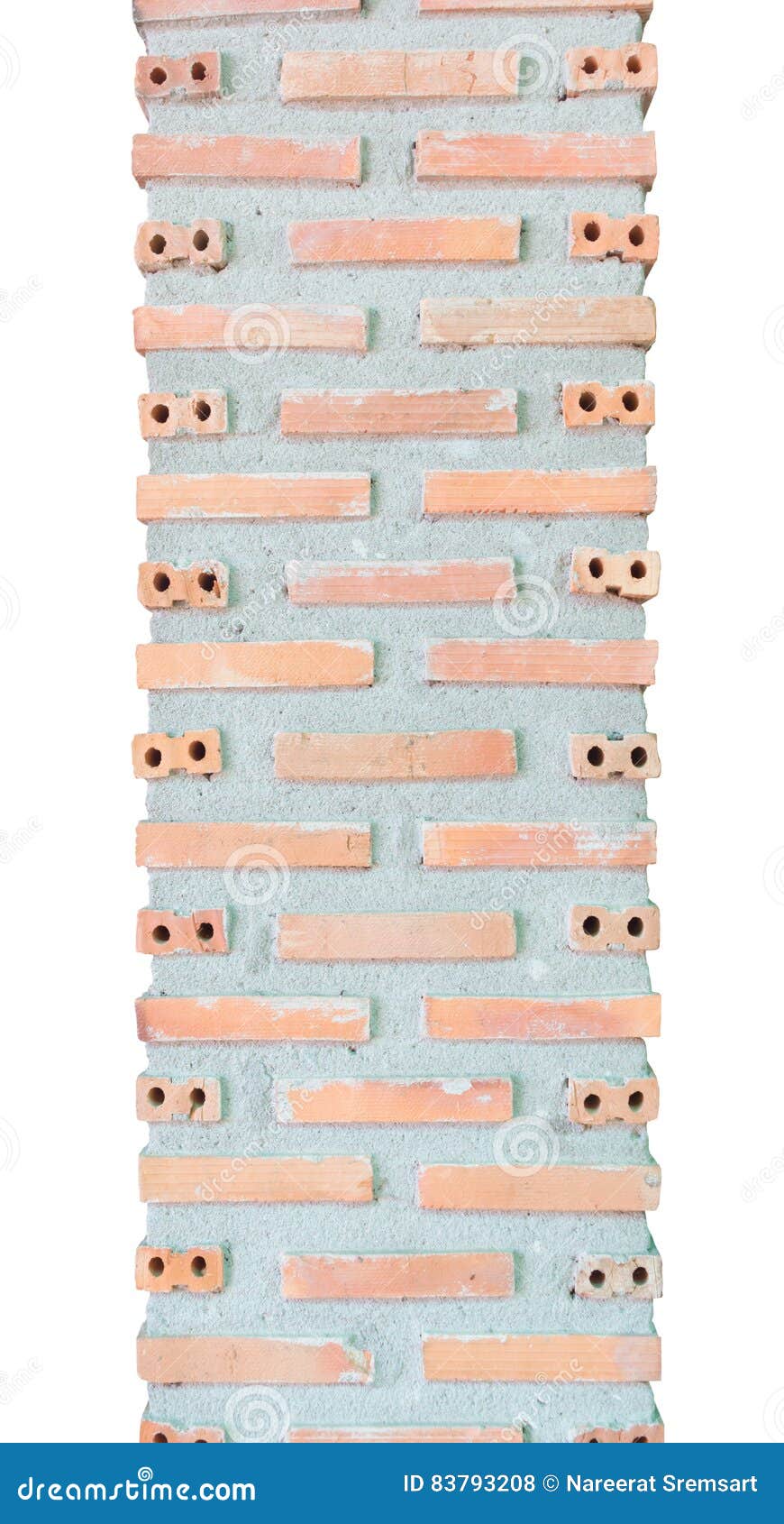 Red Brick Pillars Royalty-Free Stock Image | CartoonDealer.com #83793208