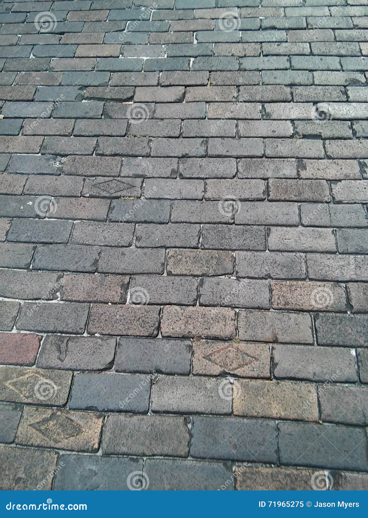 Red brick road stock image. Image of bricks, paved, street - 71965275