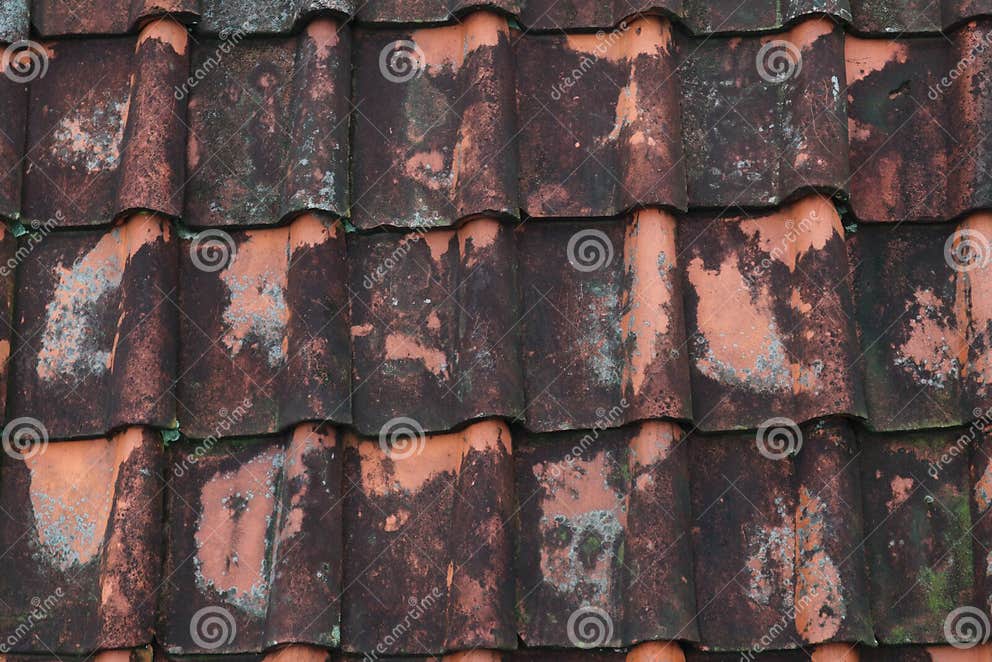 Red Brick Roof Texture Background Stock Photo - Image of detail ...