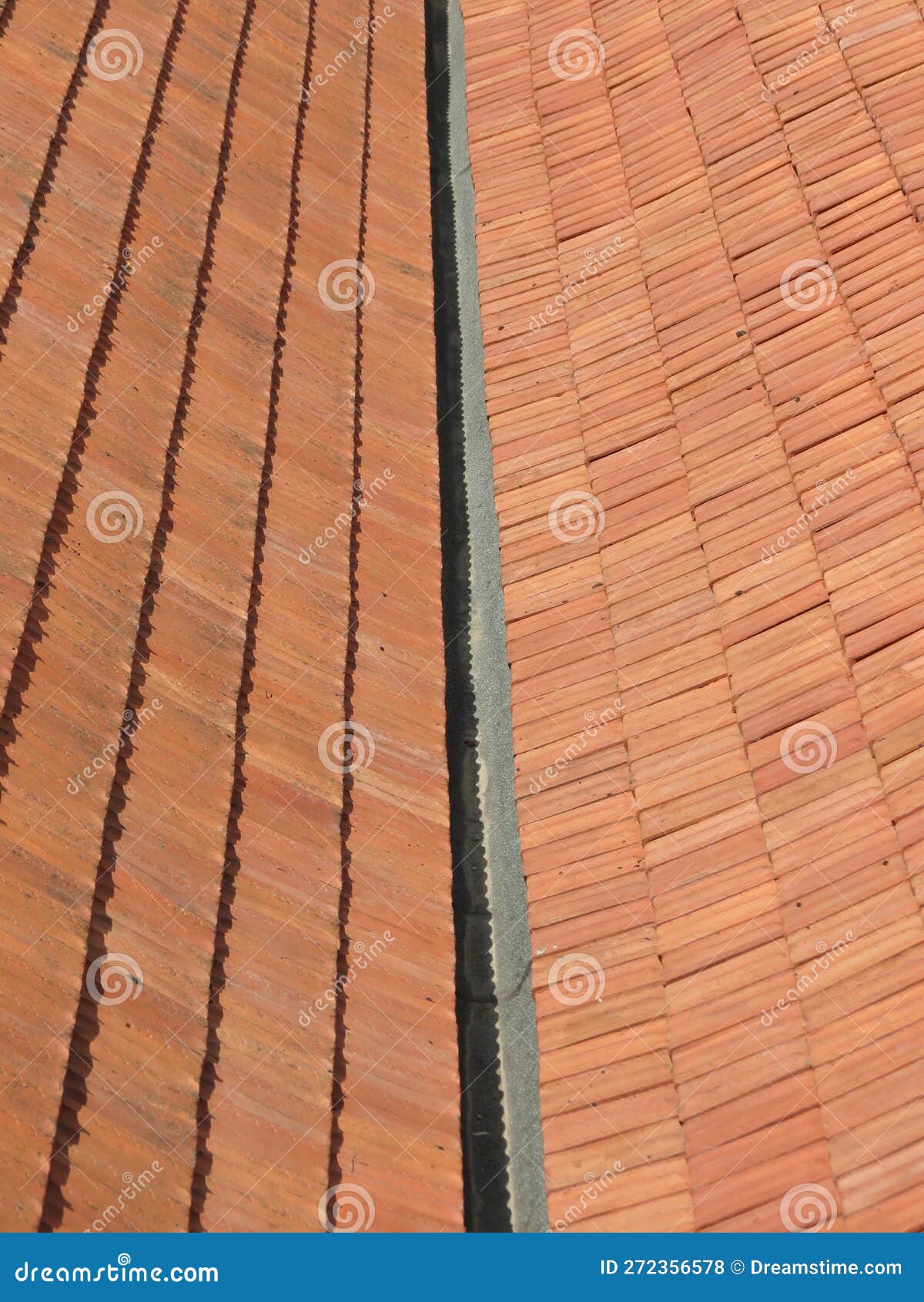 Brick Roof Next To Truss Facade Royalty-Free Stock Photo ...