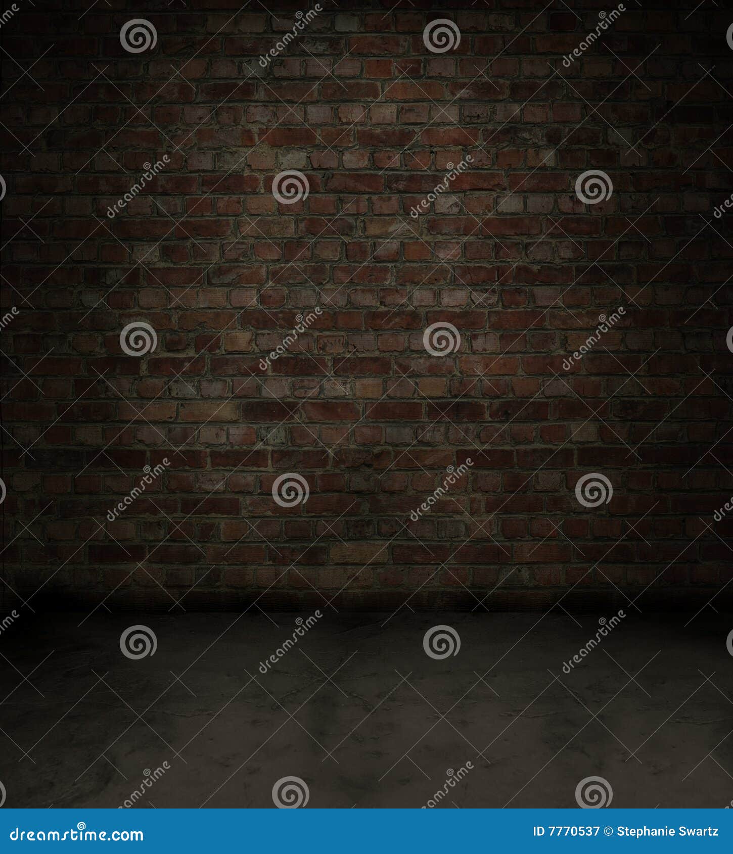 Red brick room stock illustration. Illustration of isolated - 7770537