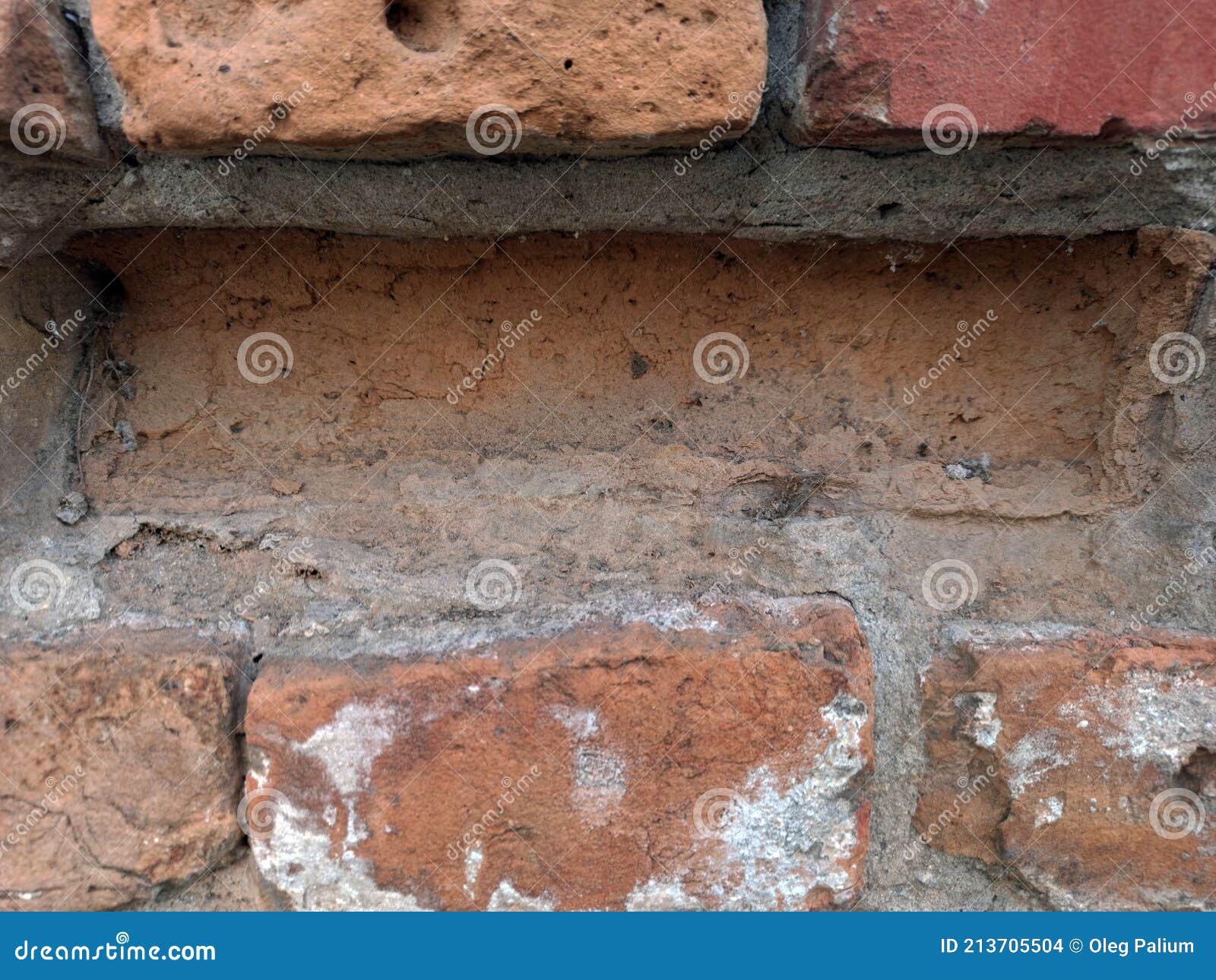 Red brick shot - close-up stock photo. Image of wall - 213705504
