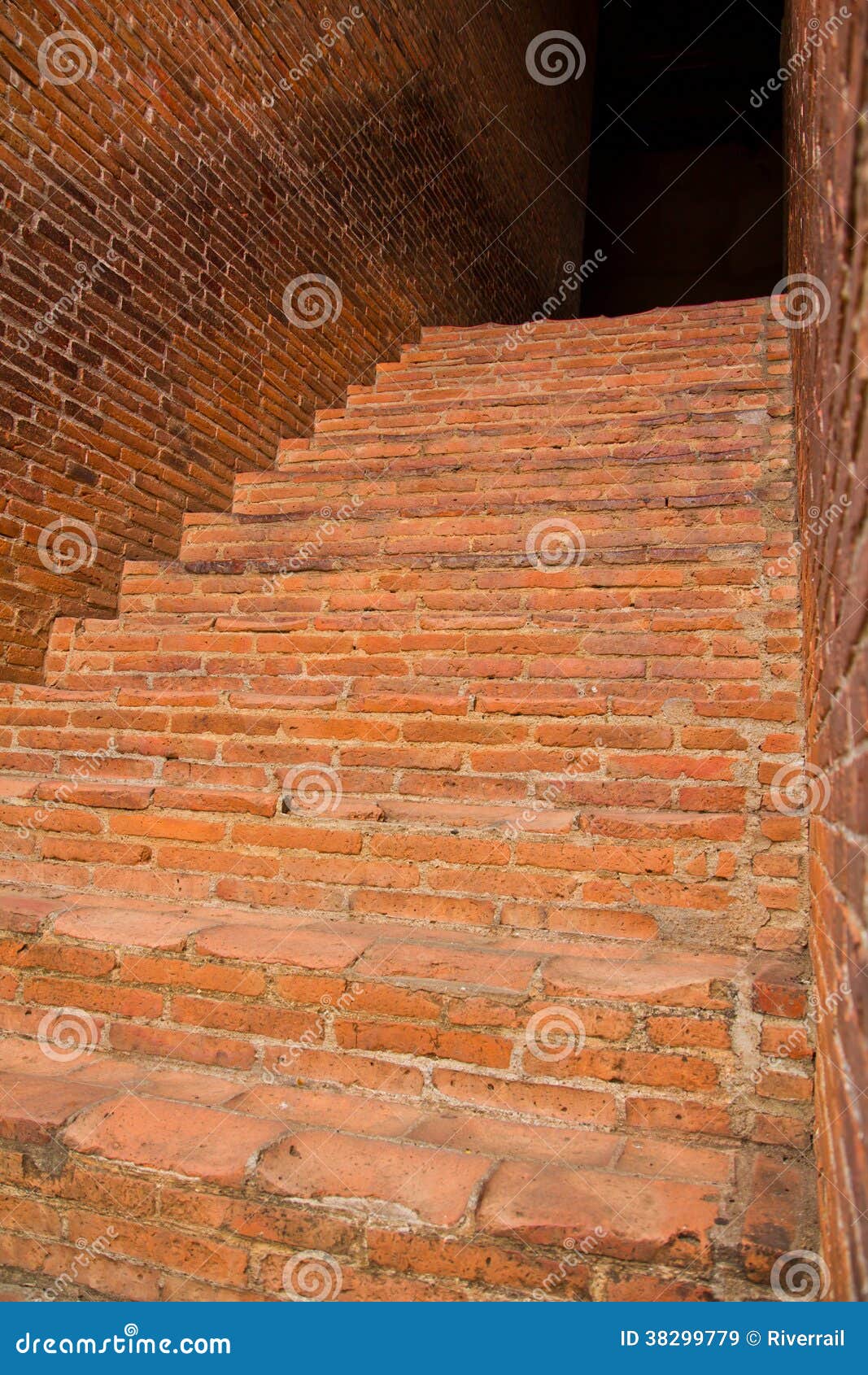 Red brick stairs stock image. Image of stone, outdoor - 38299779