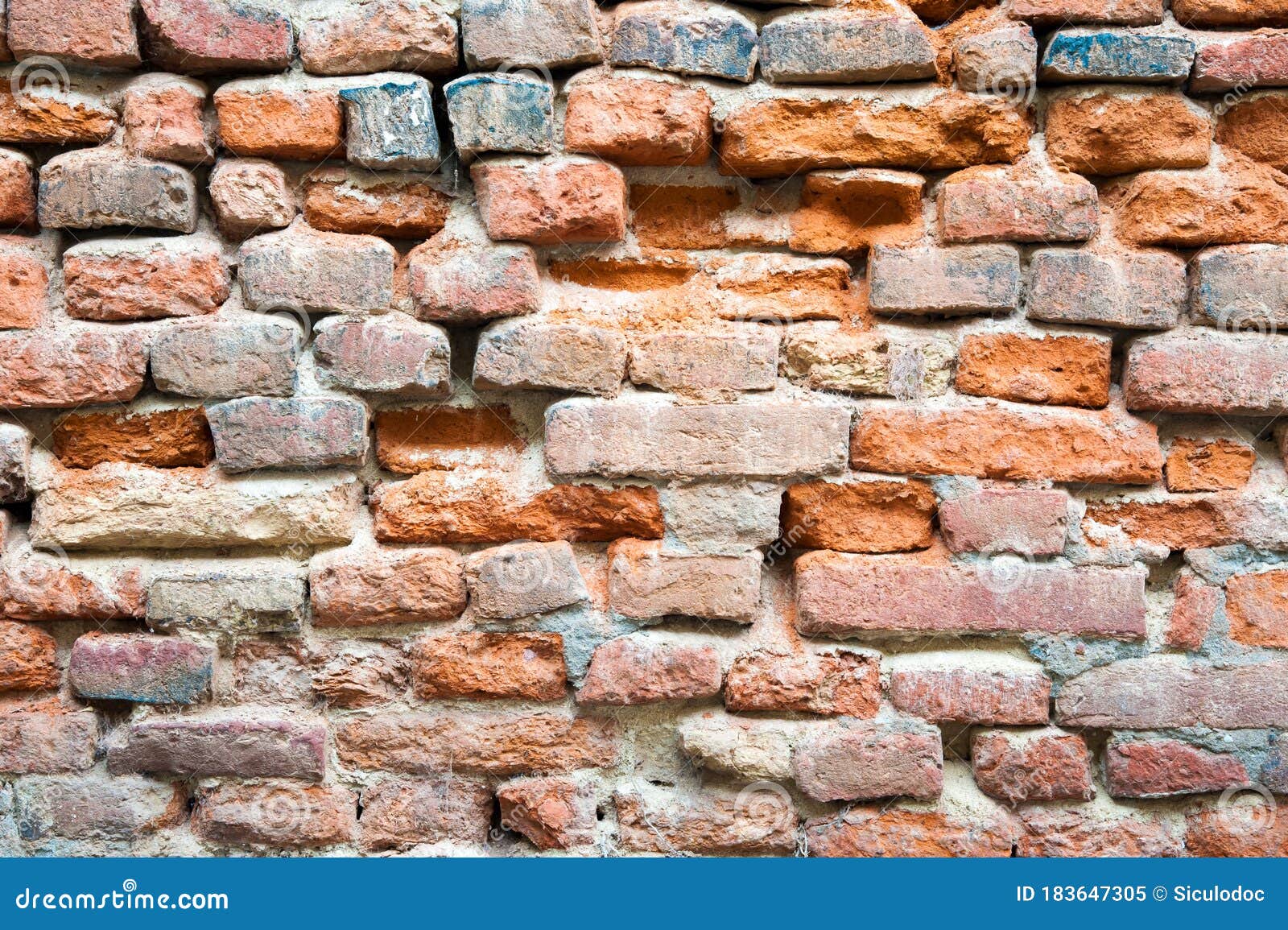 Red brick surface stock image. Image of color, rough - 183647305
