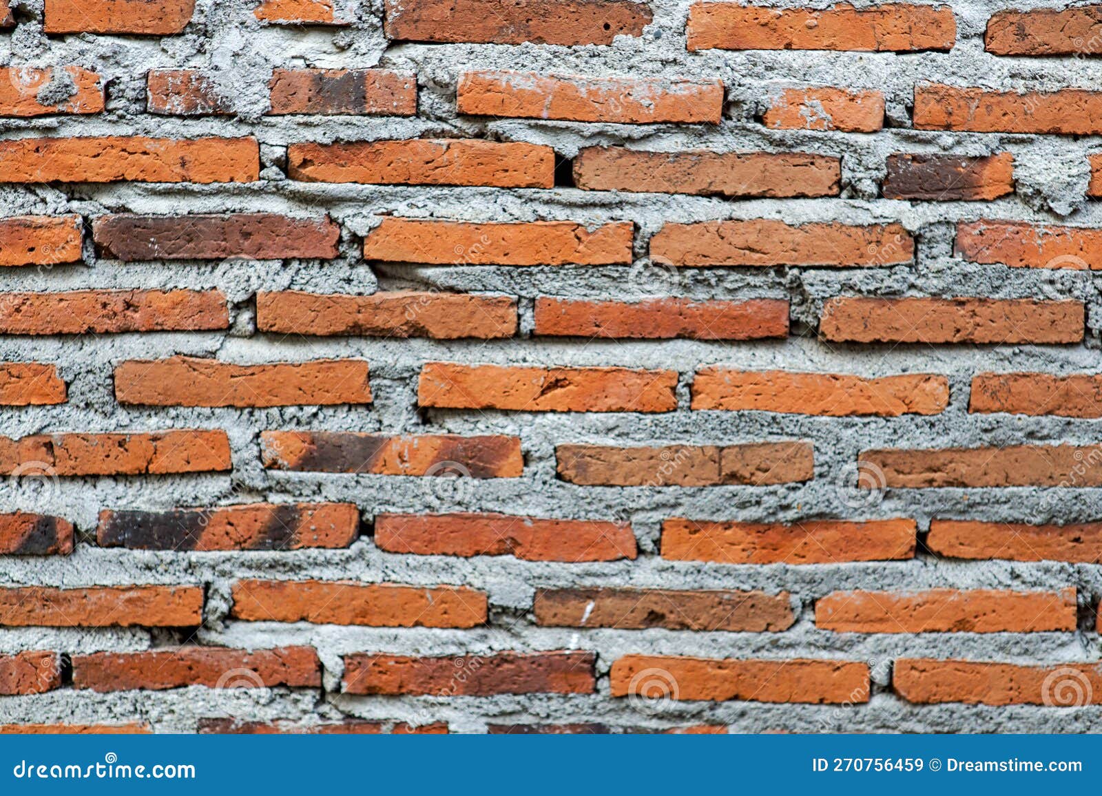 Clay Brick Pattern Taken from the Front Stock Image - Image of dirty ...