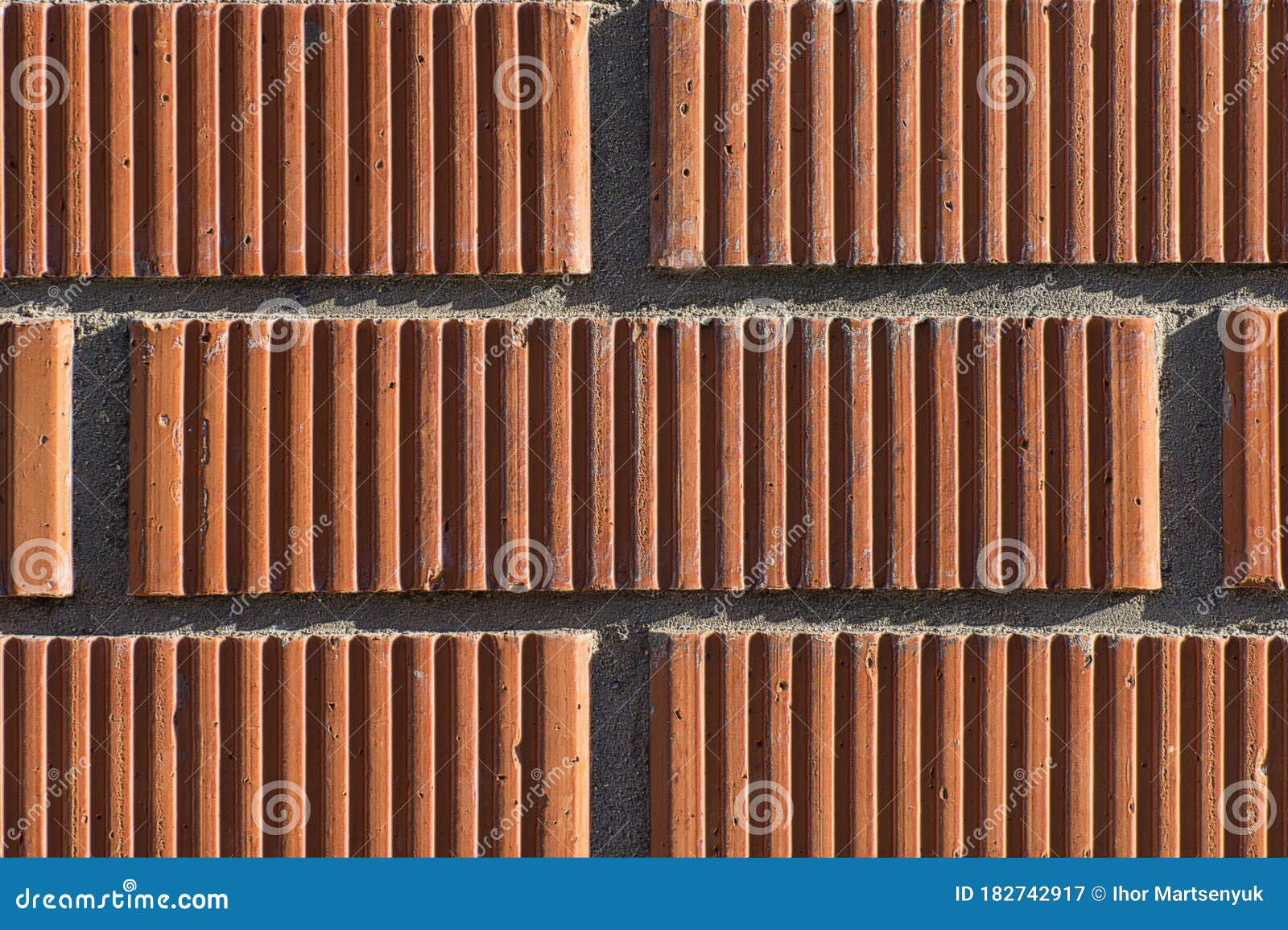 Red Brick Texture Surface for Design. Modern Red Brick Wall Stock Image ...