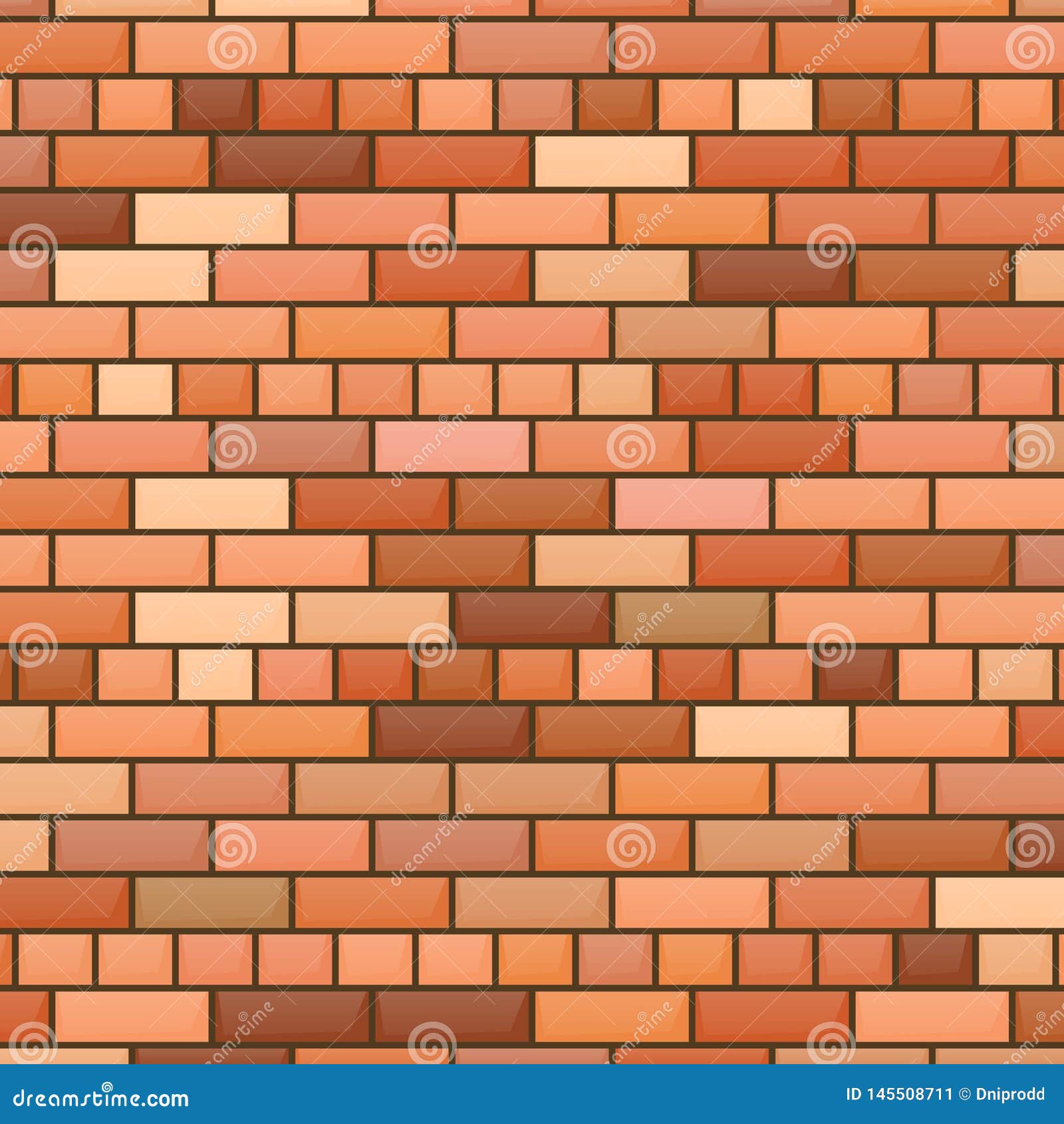 Red brick wall background stock vector. Illustration of rectangle ...