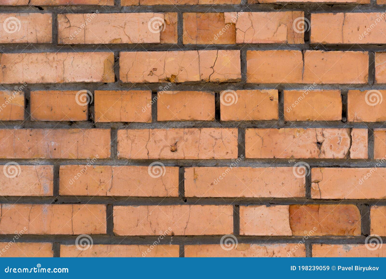 Red Brick Wall. Block Background Stock Image - Image of concrete ...