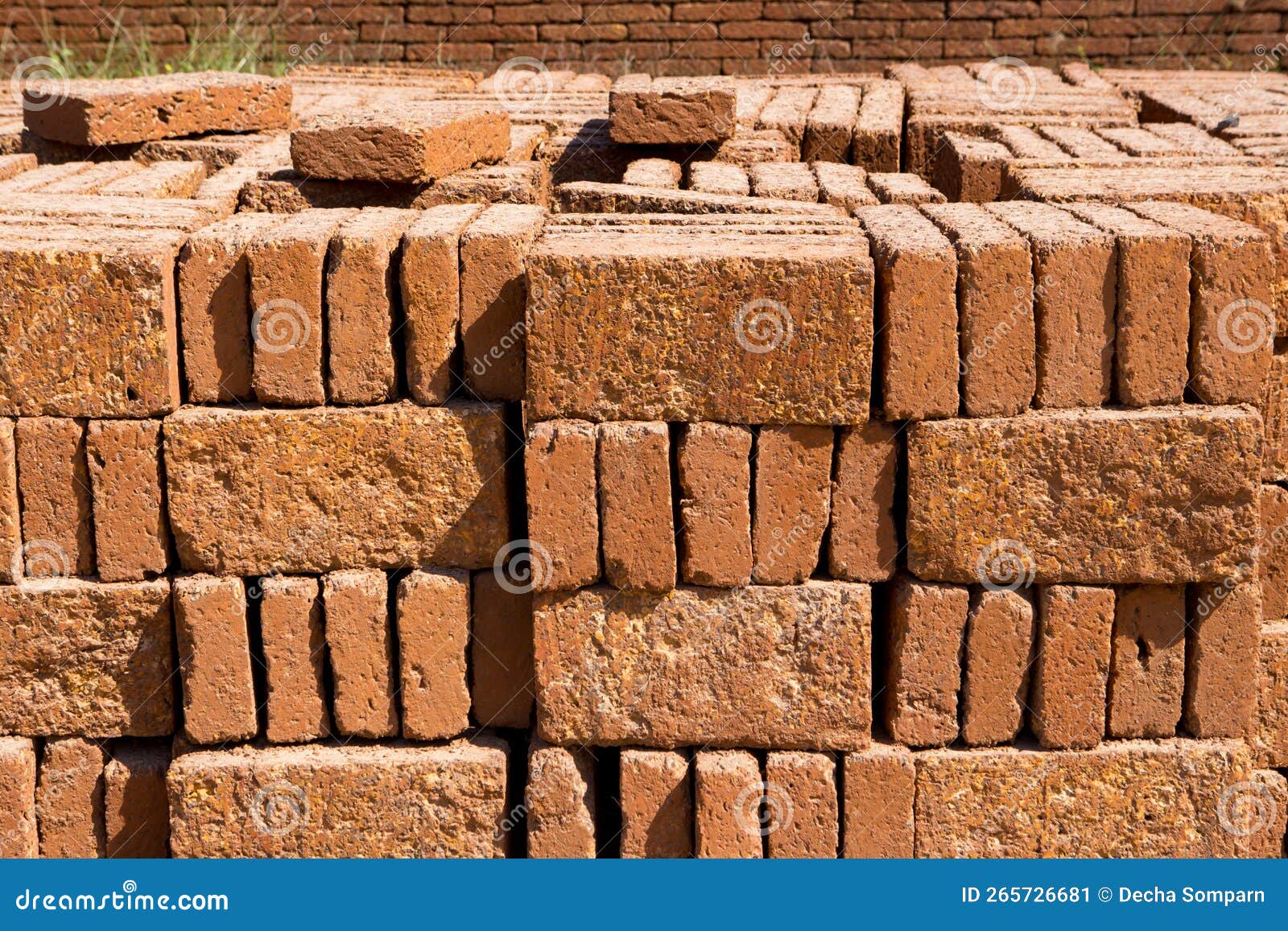 Red Brick Wall Made of Stone, Brick Wall Background Stock Image - Image ...