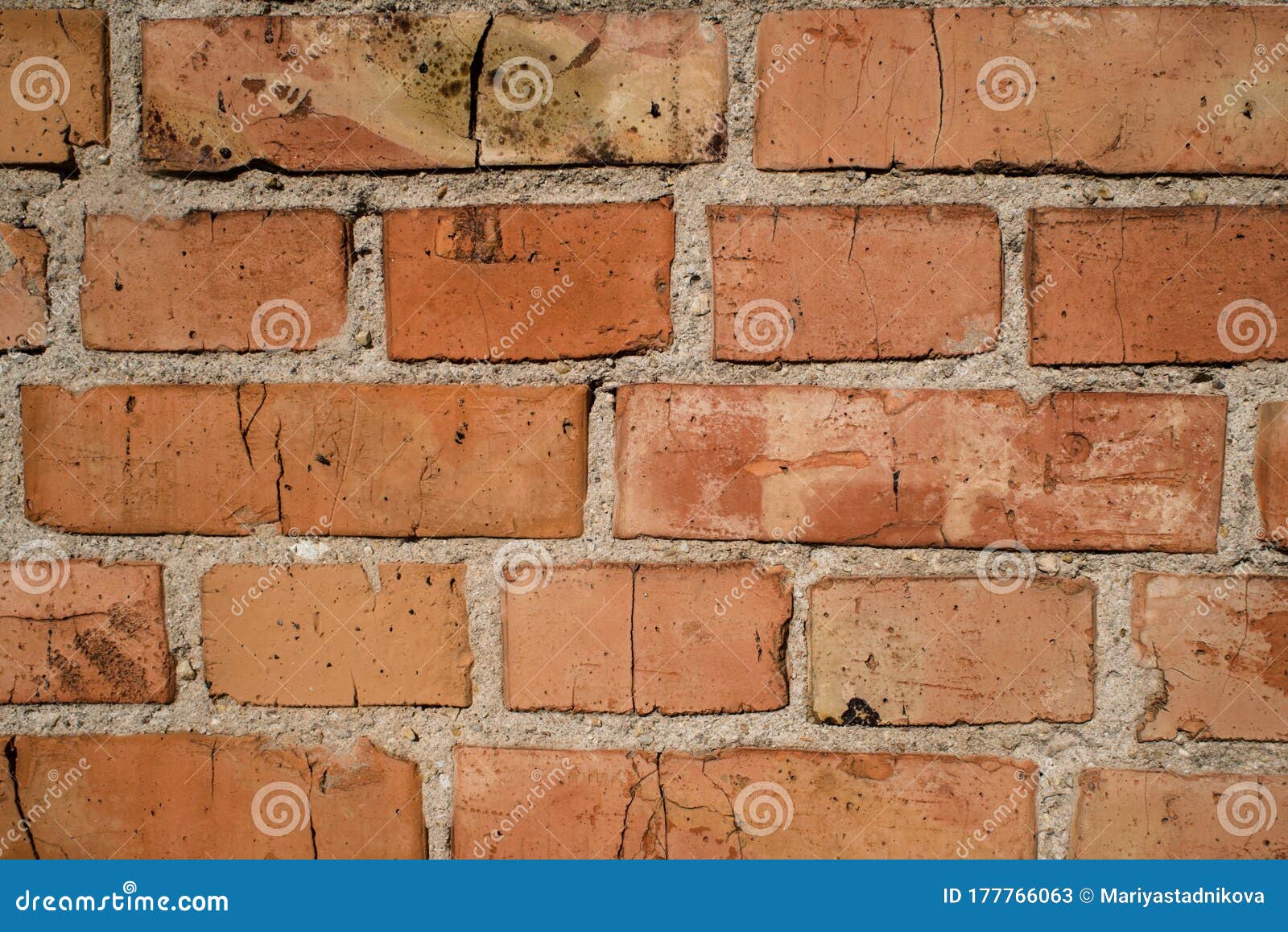 Single Red Brick Texture