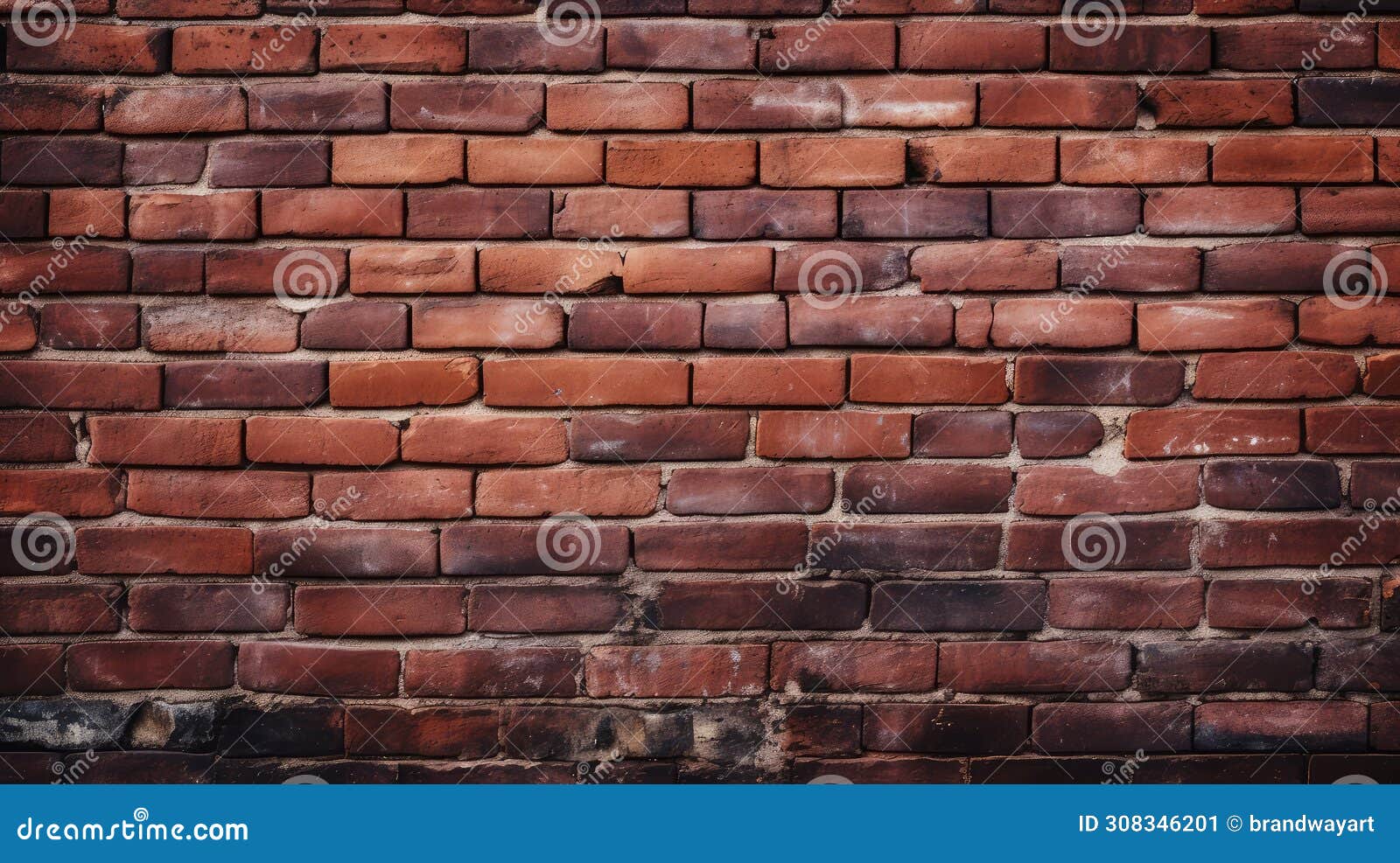 Red Brick Wall without Mortar Stock Illustration - Illustration of ...