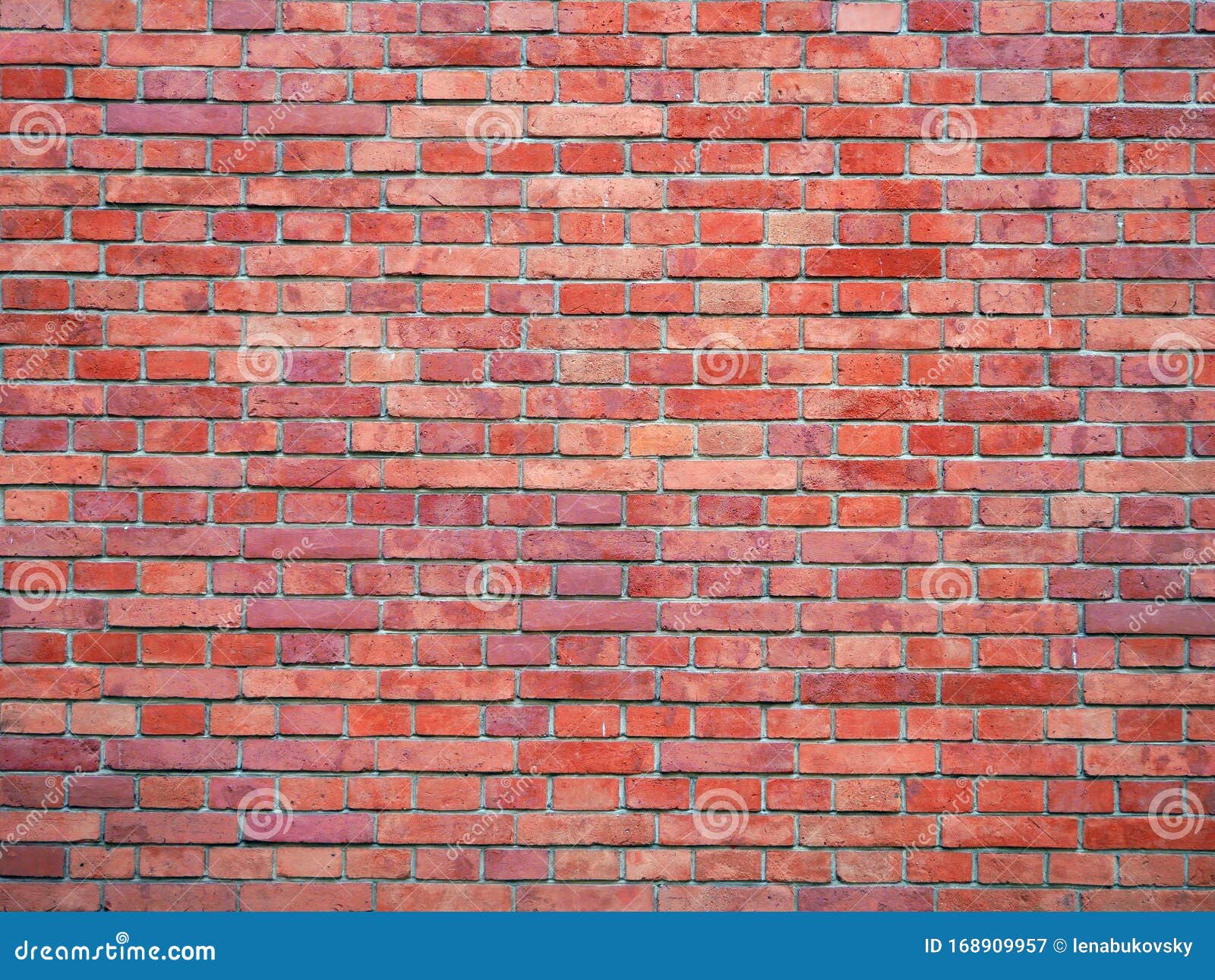 Red Wall. Old Brick Texture. Irregular Pattern. Stock Image - Image of ...