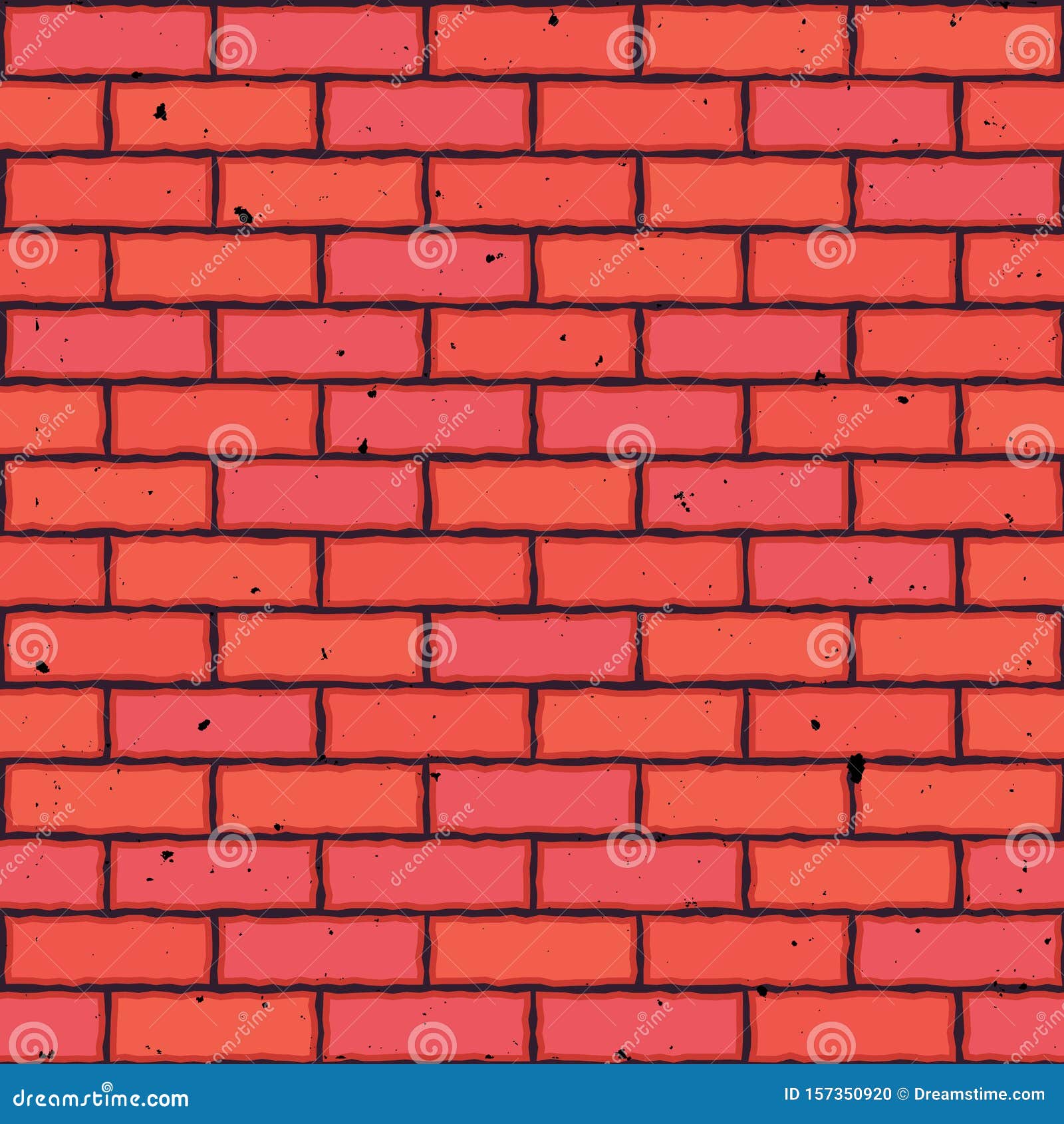 Red brick wall stock vector. Illustration of textile - 157350920