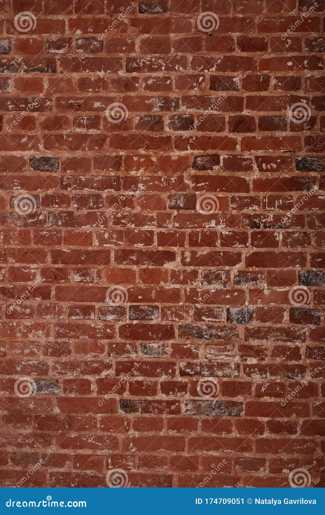 Red Brick Wall, Seamless Texture Stock Image - Image of brick, loft ...
