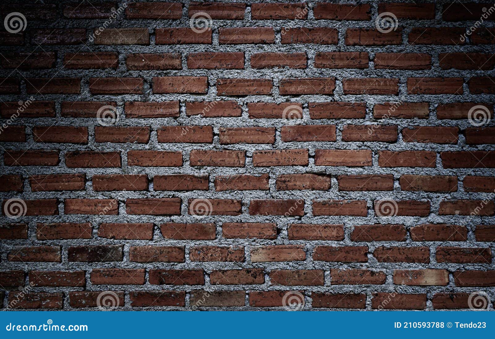 Red Brick Wall with Shadow Texture Can Be Use As Background Stock Photo ...