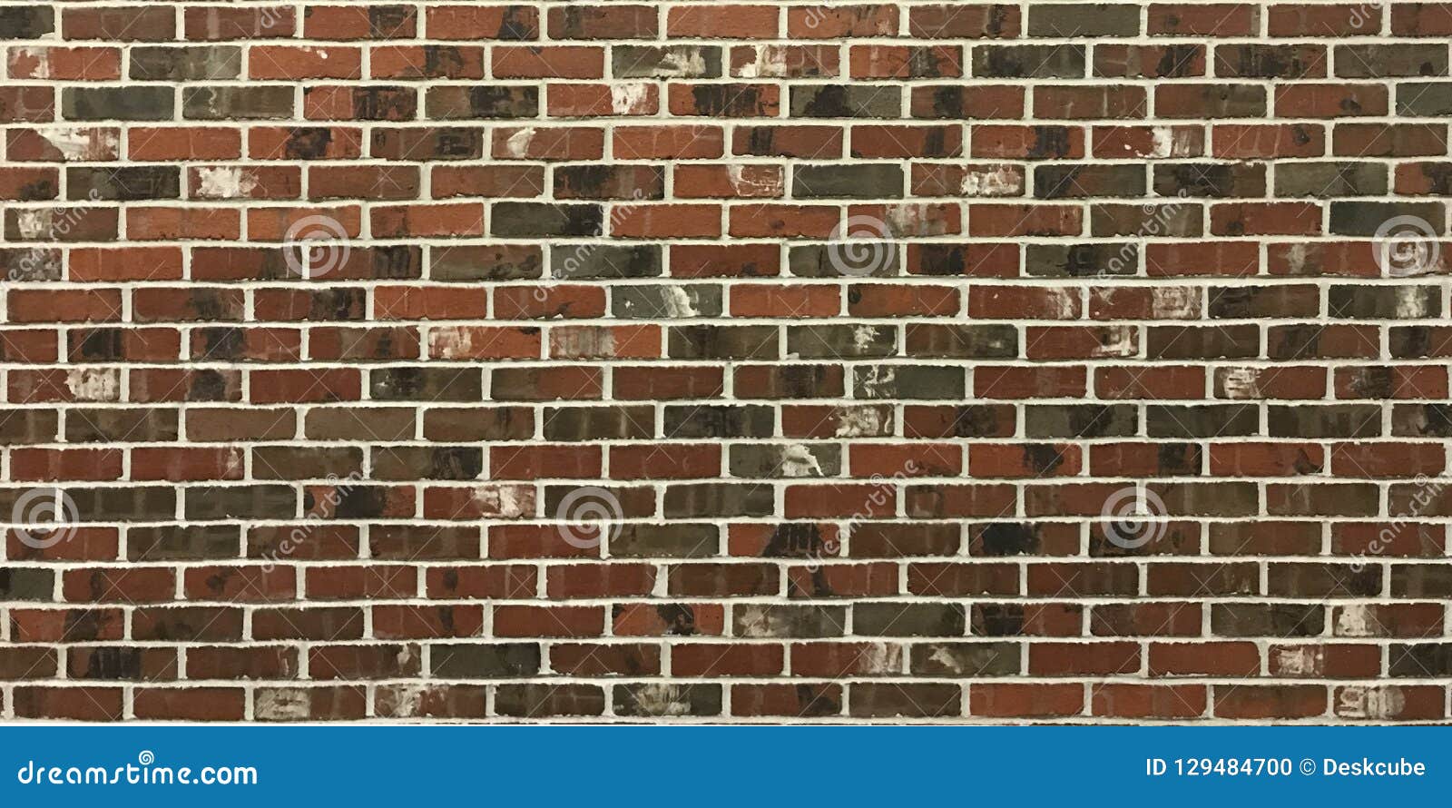 Red Brick Wall Stained. Photo Image Stock Photo - Image of people ...