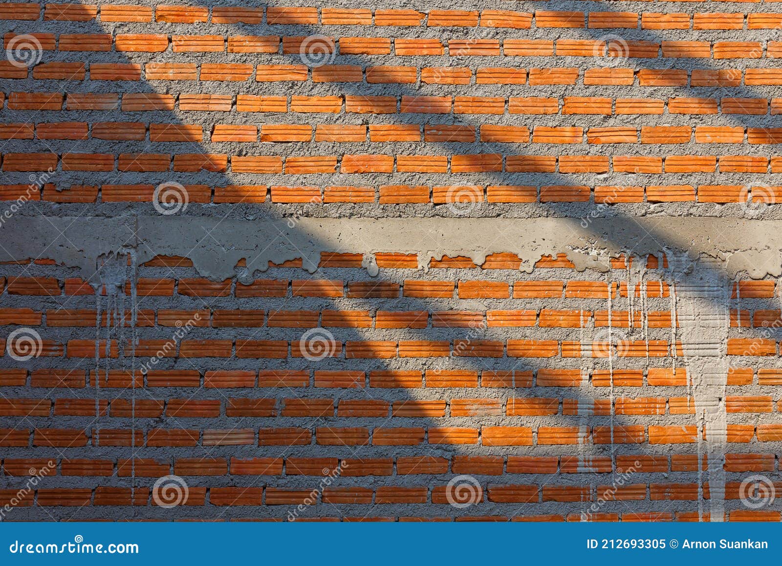 Red Brick for Wall Struture Stock Image - Image of construction, stone ...