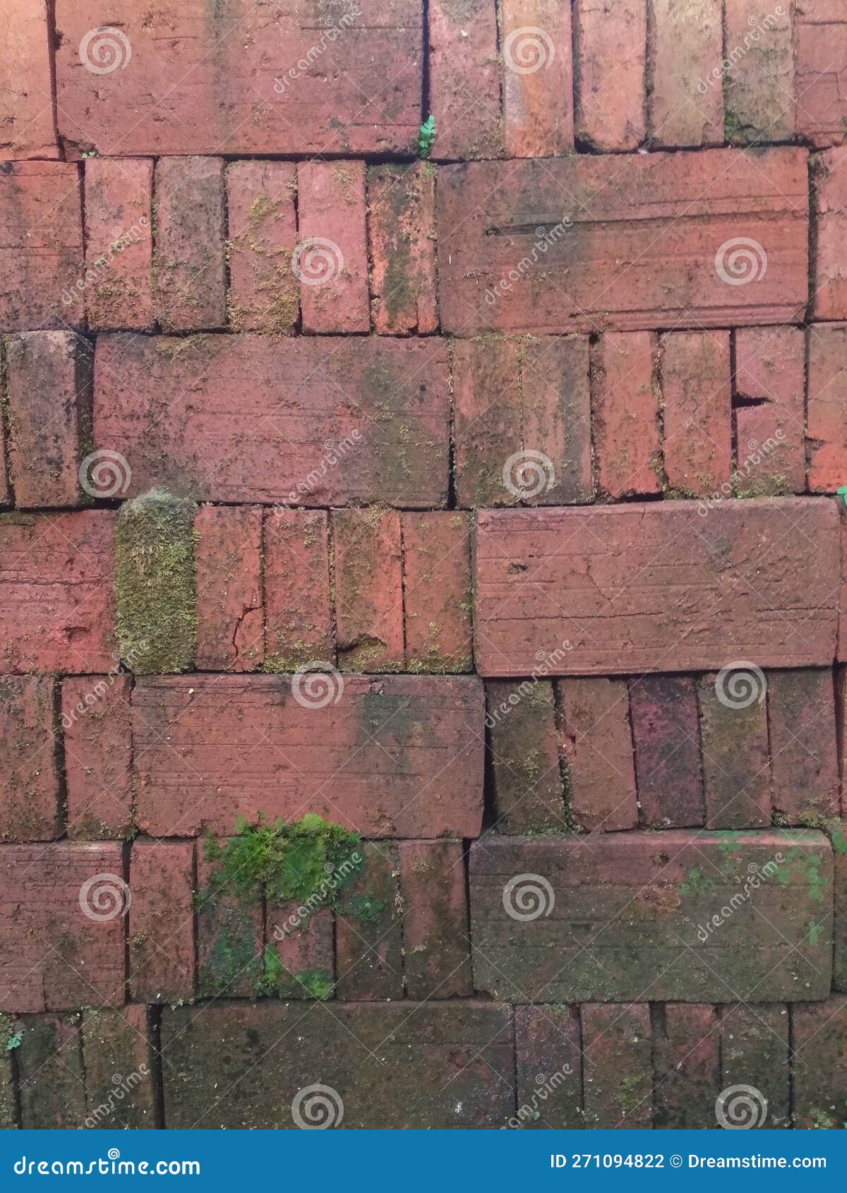Red Brick Wall Texture with Ancient Pattern for Background Stock Photo ...