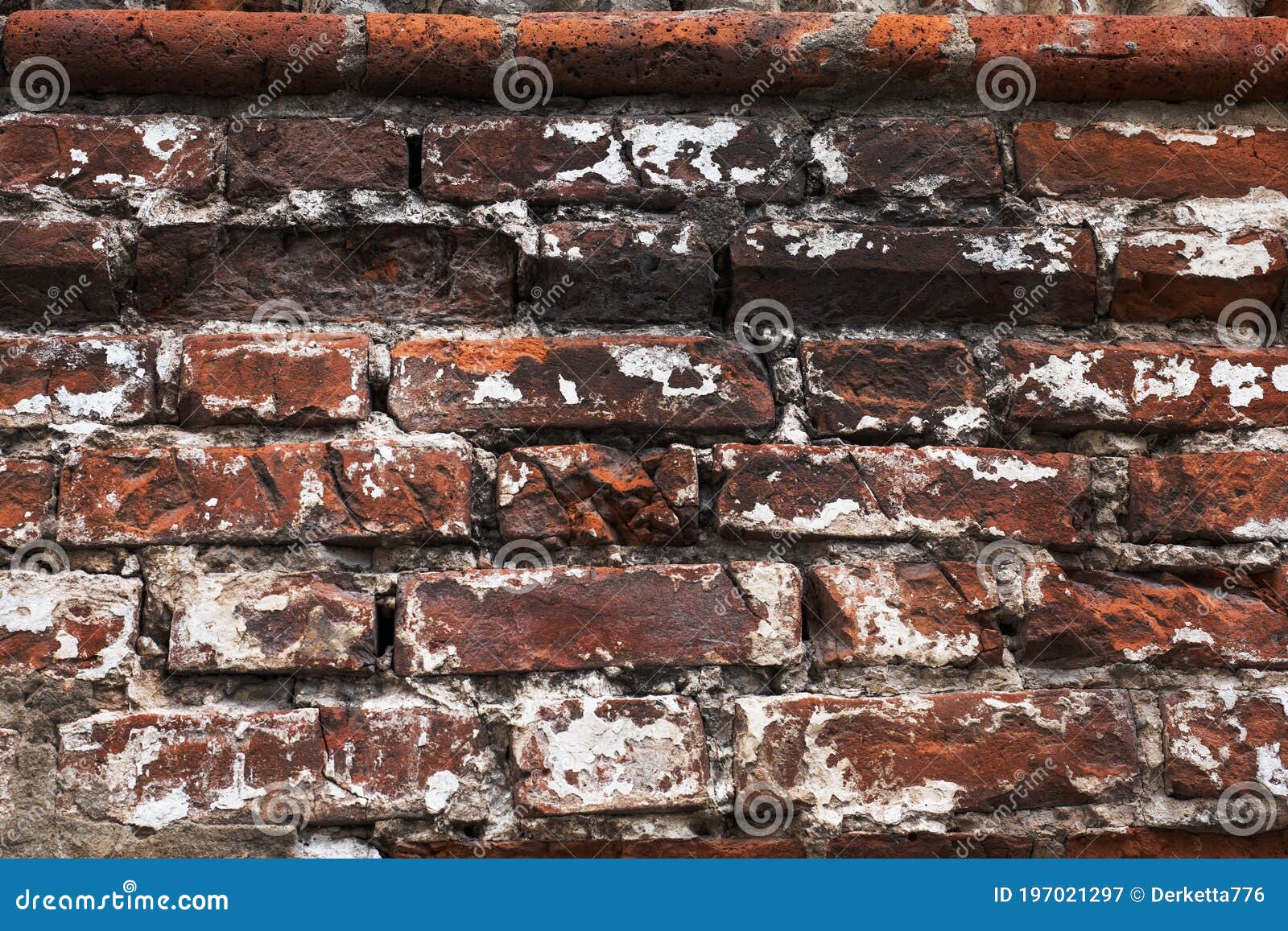 Red Brick Wall Texture Background Old Rustic. Stock Image - Image of ...