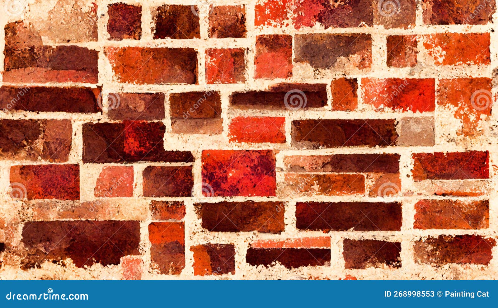 Red Brick Wall Texture, Highly Detailed Texture Surface Stock ...