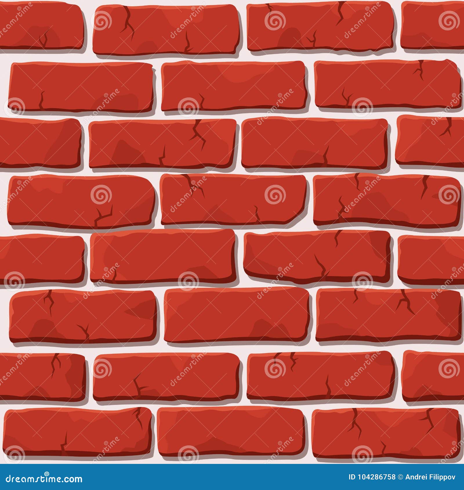 Red brick wall texture stock vector. Illustration of building - 104286758