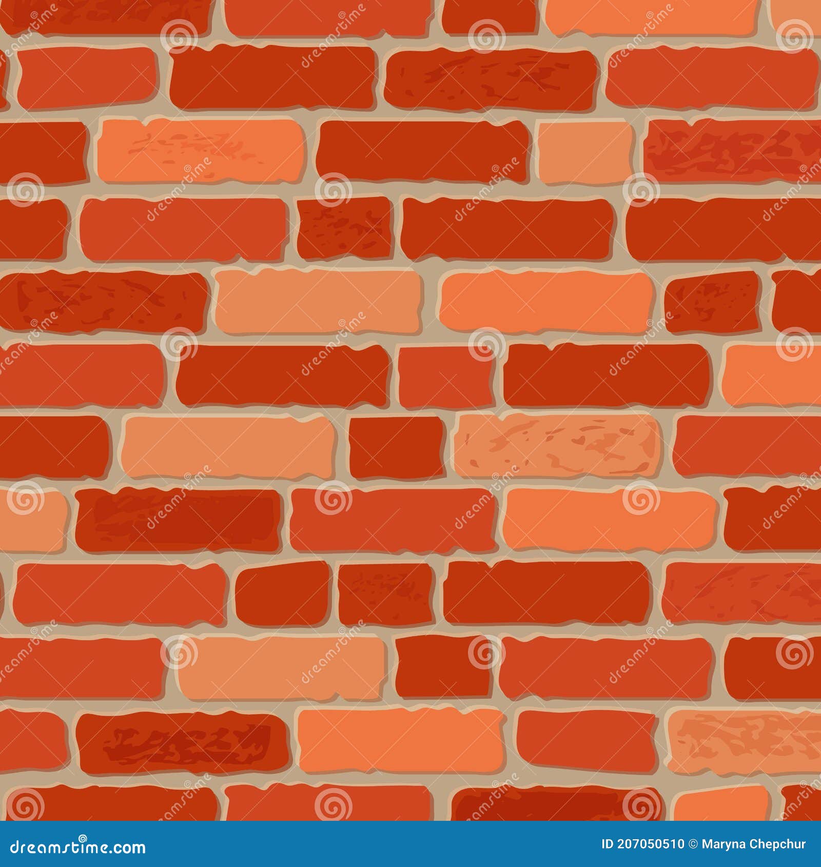 Red Brick Wall Texture. Vector Illustration. Vector Stock Vector ...